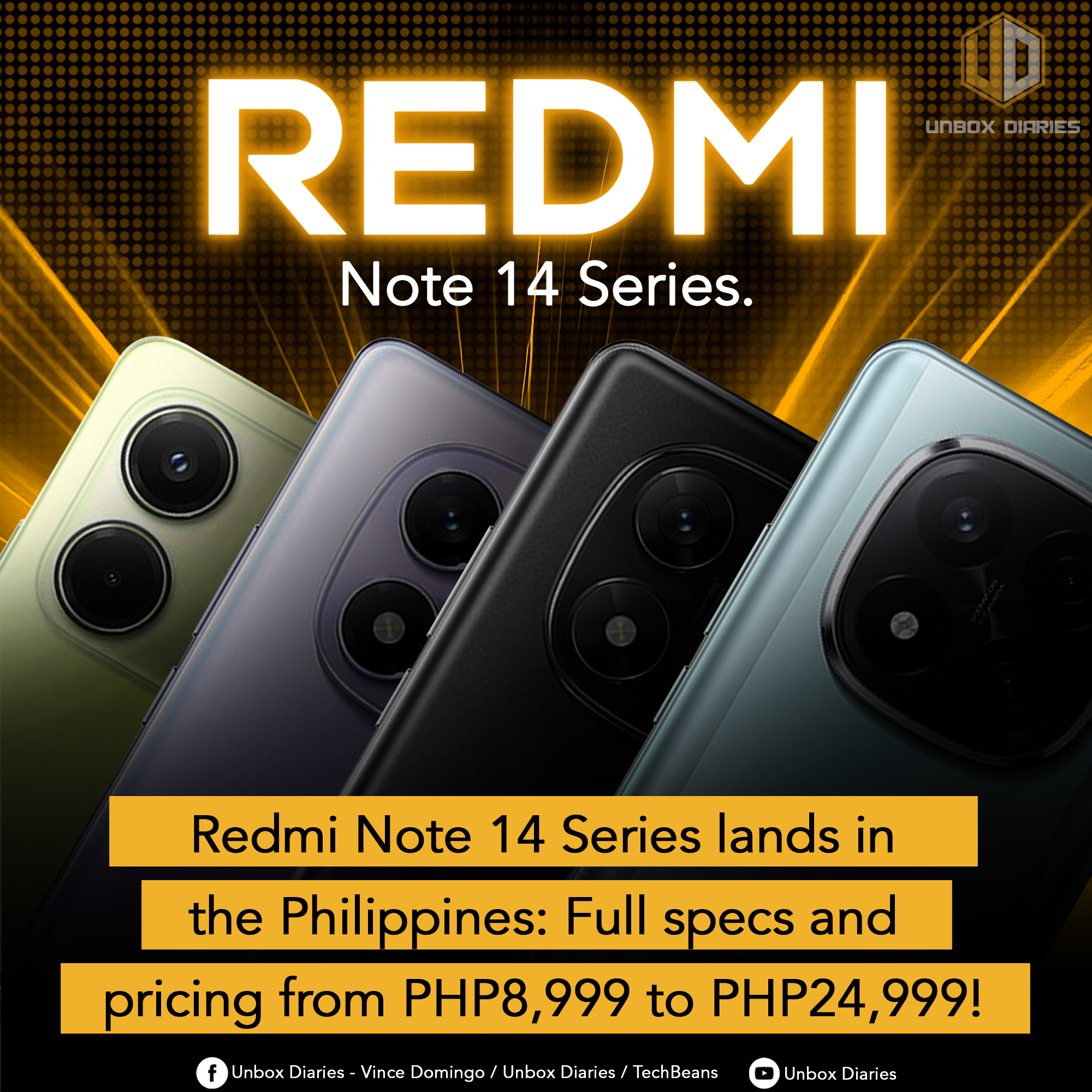 Redmi Note 14 Series lands in the Philippines: Full specs and pricing ...