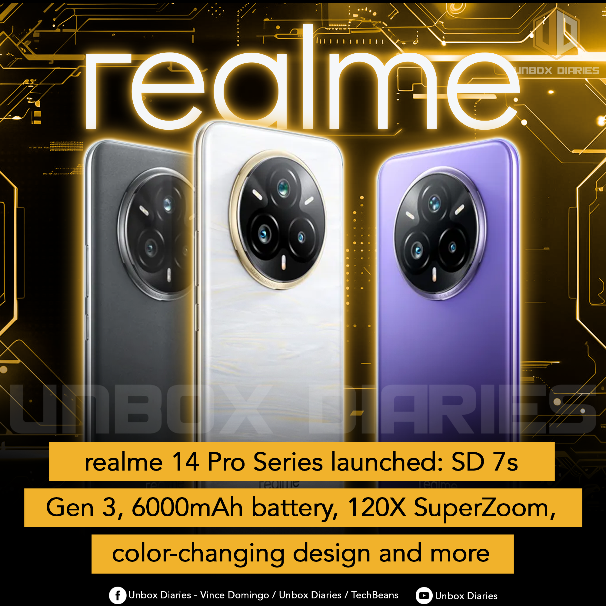 realme 14 Pro Series launched: SD 7s Gen 3, 6000mAh battery, 120X ...