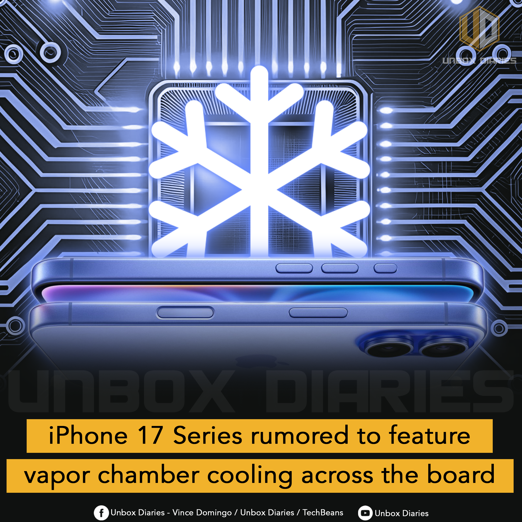 iPhone 17 Series rumored to feature vapor chamber cooling across the ...