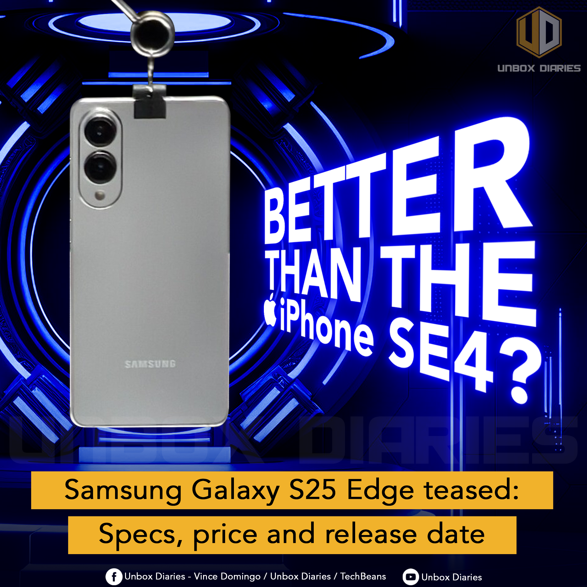Samsung Galaxy S25 Edge teased: Specs, price and release date - Unbox ...