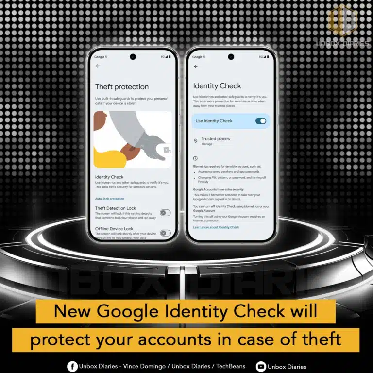 New Google Identity Check will protect your accounts in case of theft - Unbox Diaries