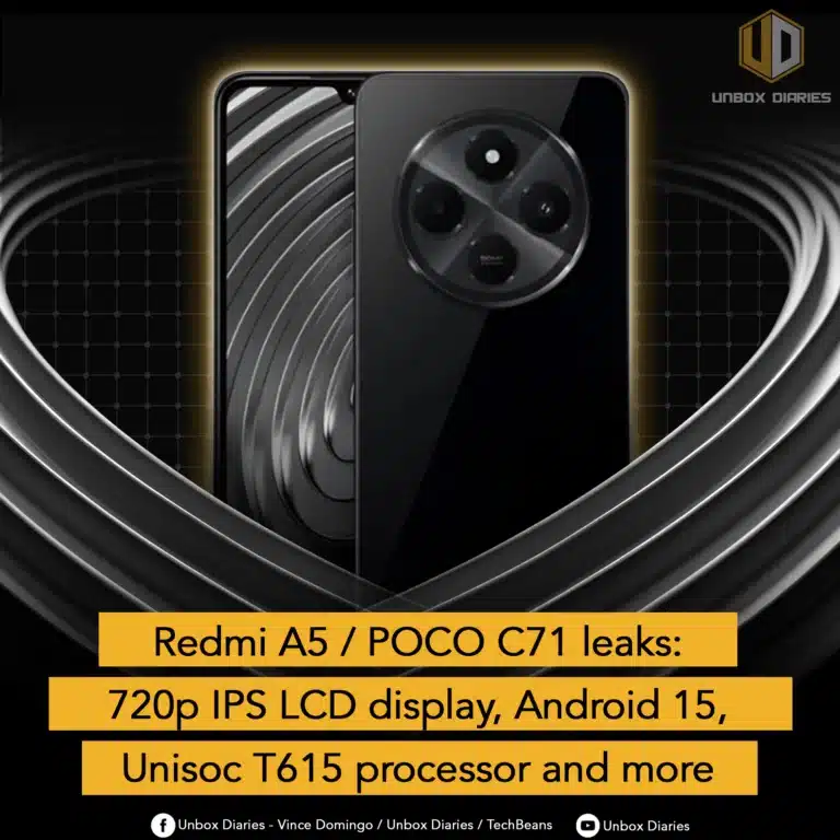 Redmi A5 / POCO C71 leaks: 720p IPS LCD display, Android 15, Unisoc ...