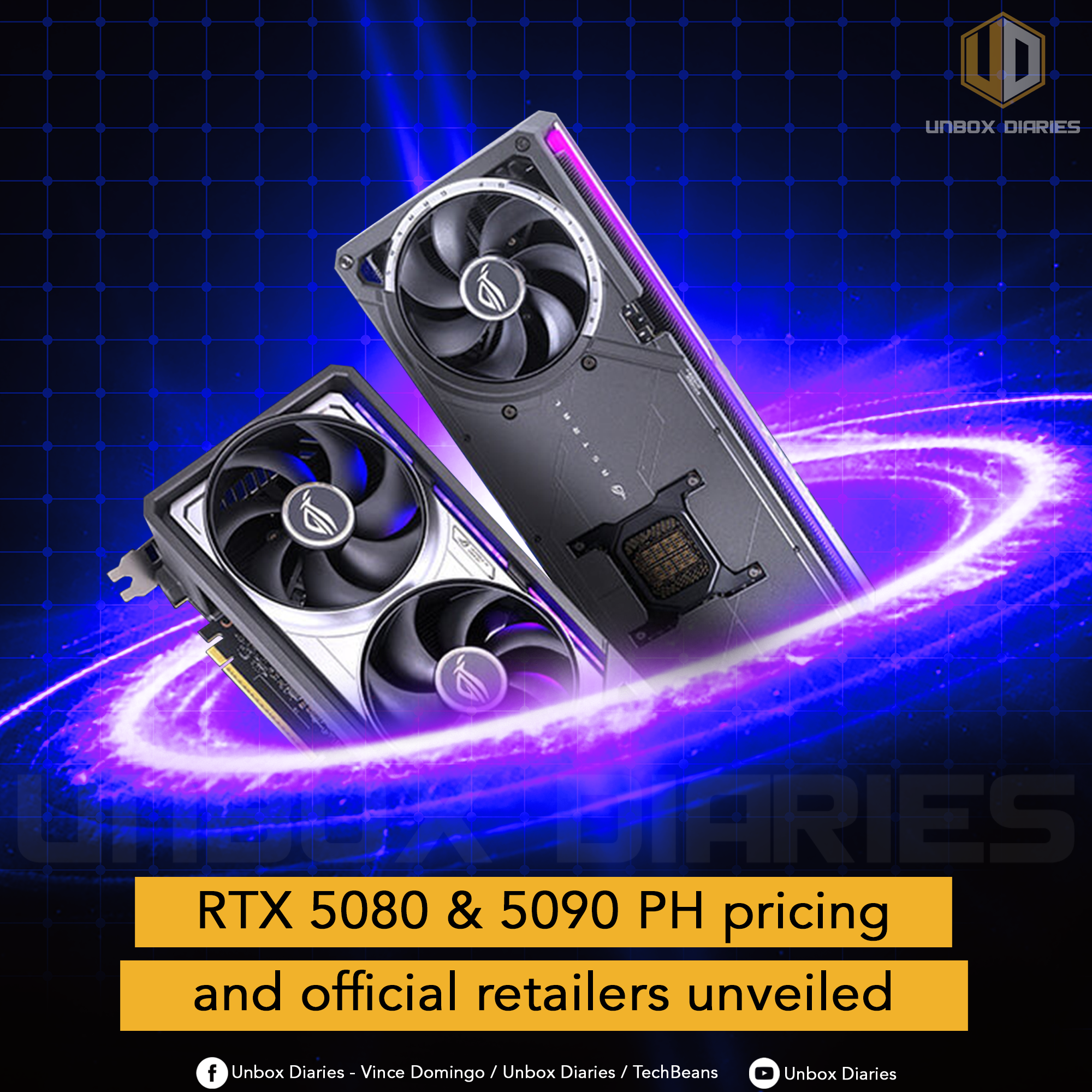 RTX 5080 & 5090 PH pricing and official retailers unveiled - Unbox Diaries