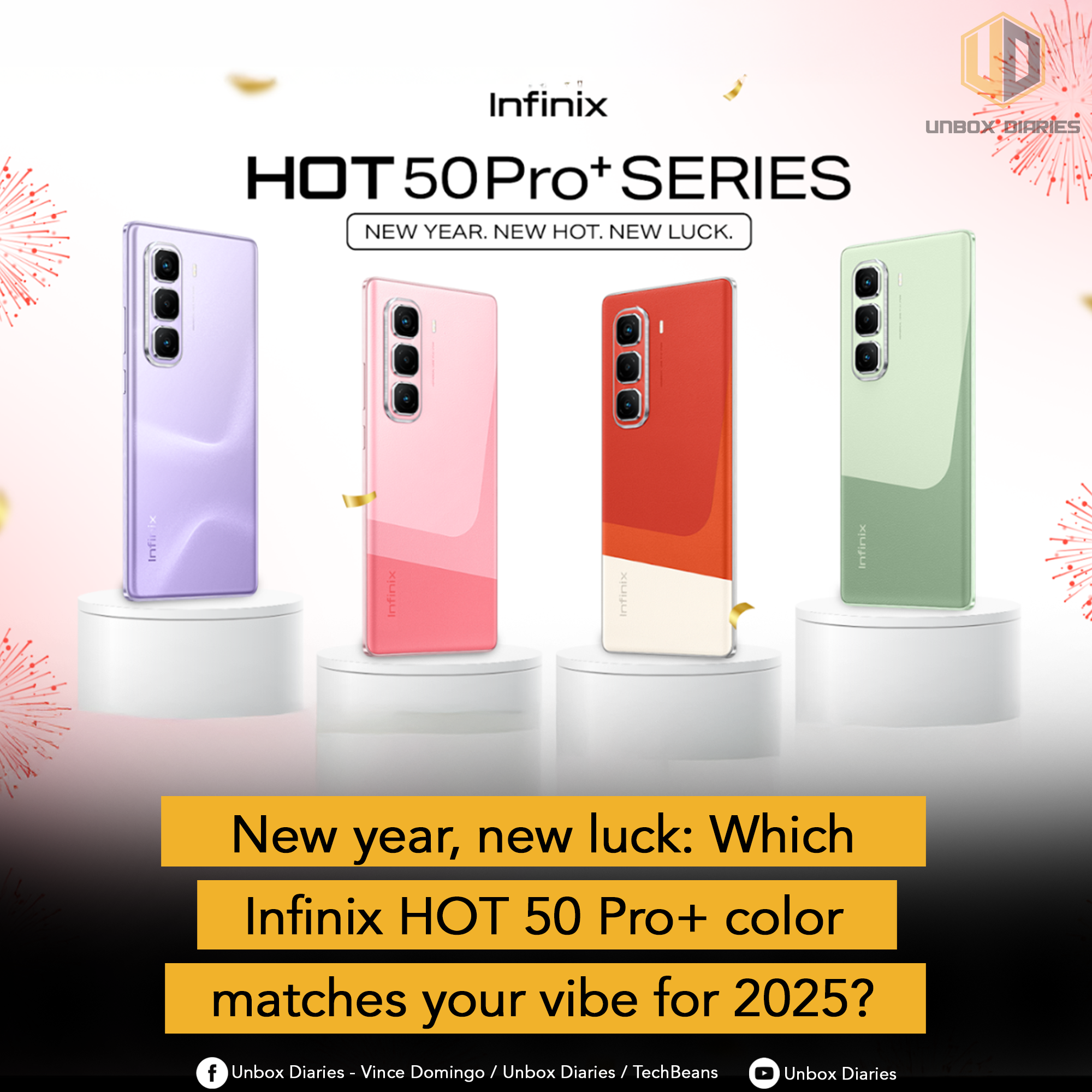 New year, new luck: Which Infinix HOT 50 Pro+ color matches your vibe ...