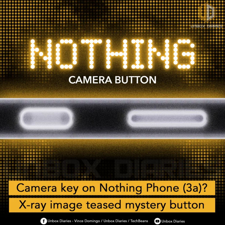 Camera key on Nothing Phone (3a)? X-ray image teased mystery button ...