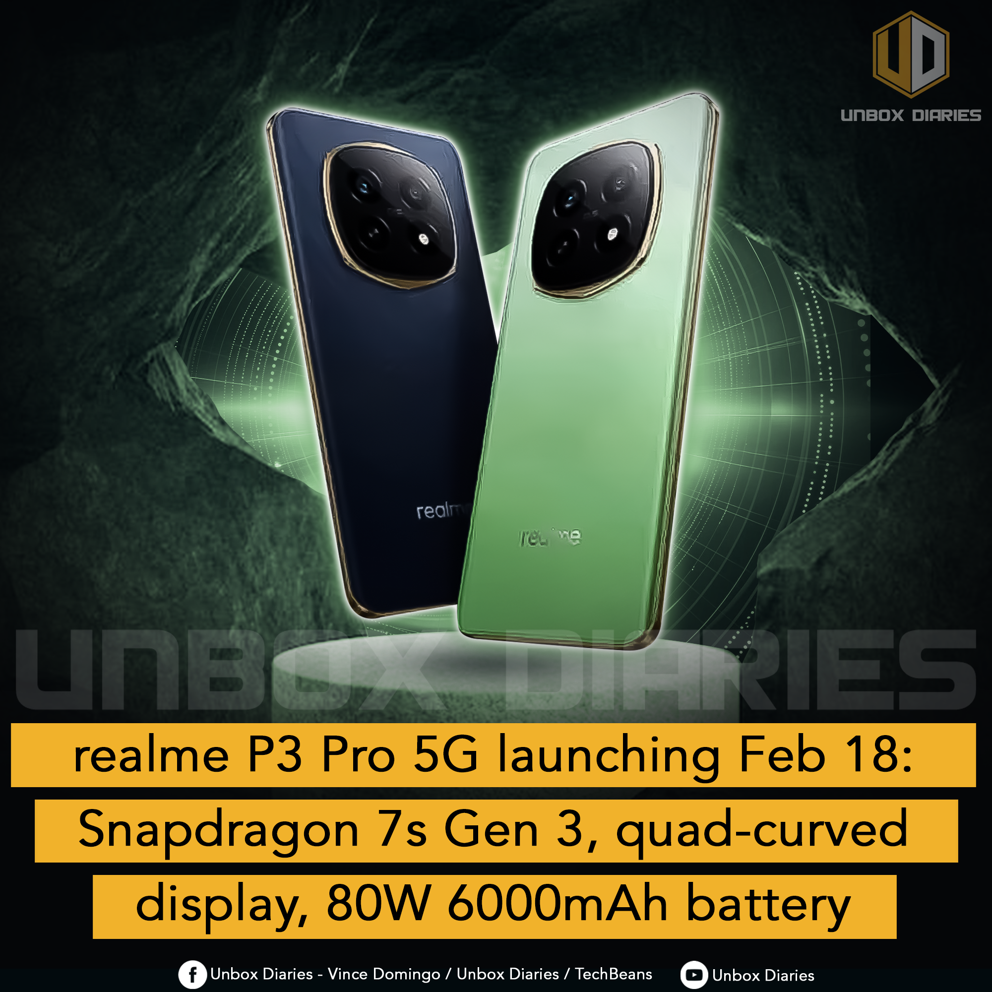 realme P3 Pro 5G launching Feb 18: Snapdragon 7s Gen 3, quad-curved ...