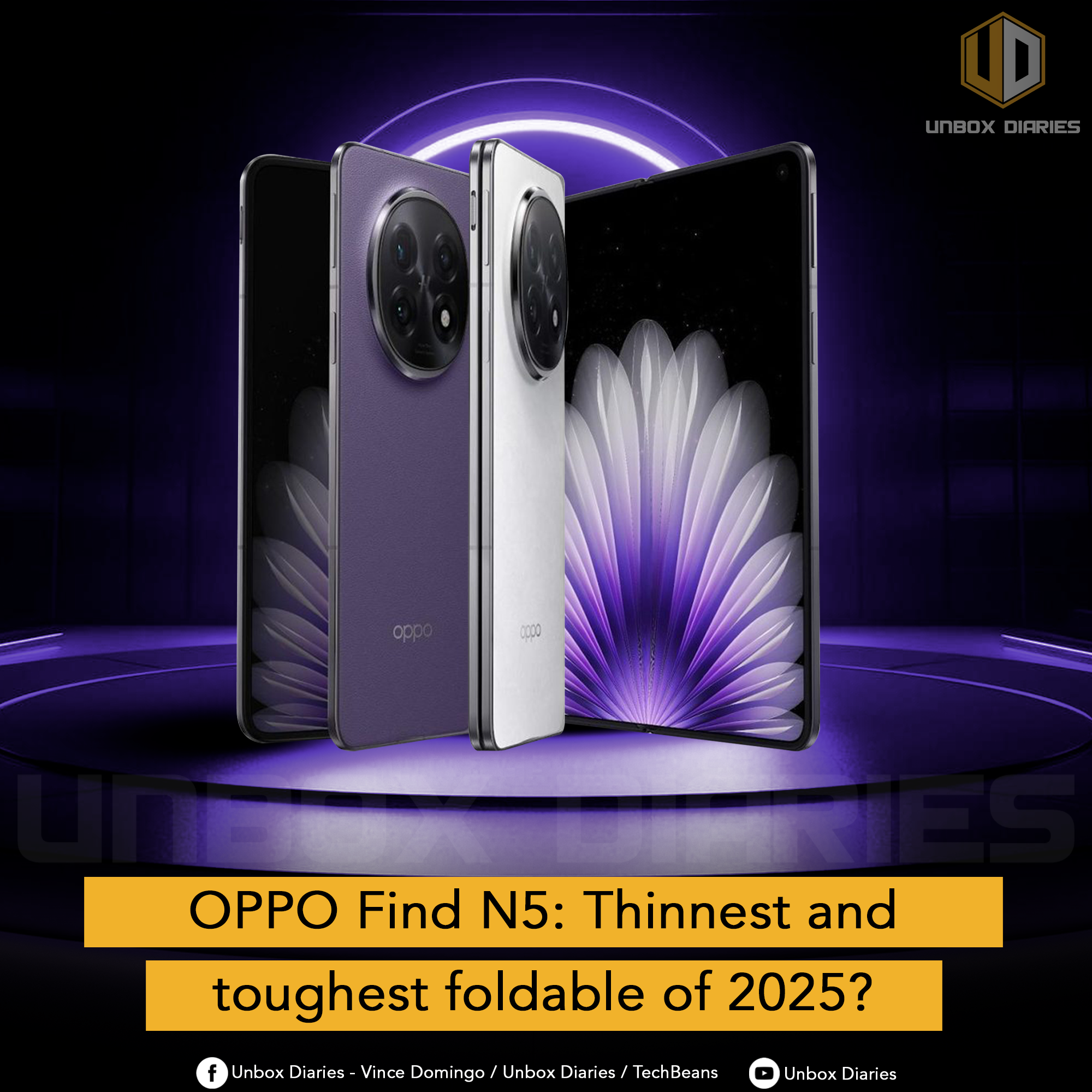OPPO Find N5: Thinnest and toughest foldable of 2025? - Unbox Diaries