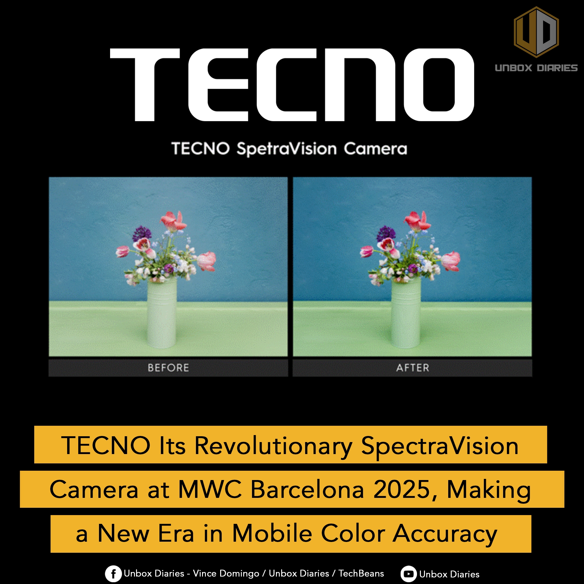 TECNO Unveils Its Revolutionary SpectraVision Camera at MWC Barcelona ...