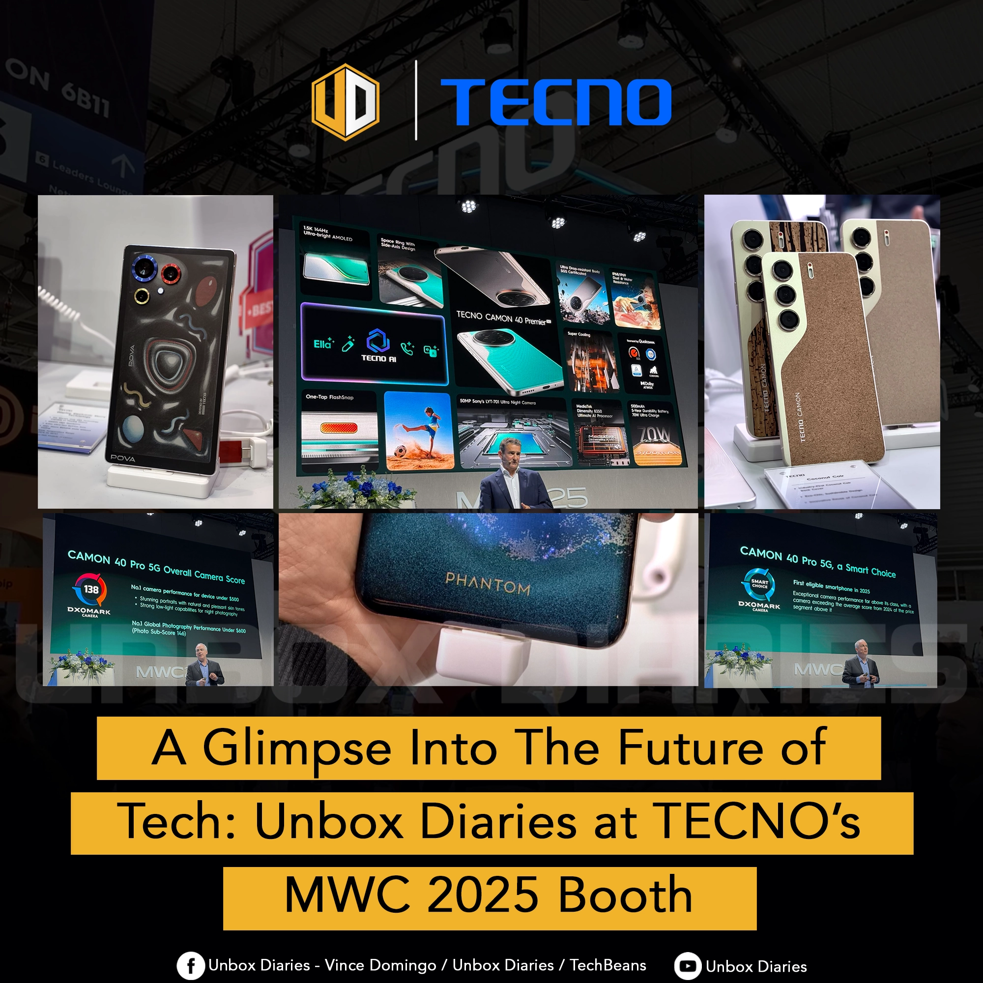 A Glimpse Into The Future of Tech: Unbox Diaries at TECNO’s MWC 2025 Booth - Unbox Diaries