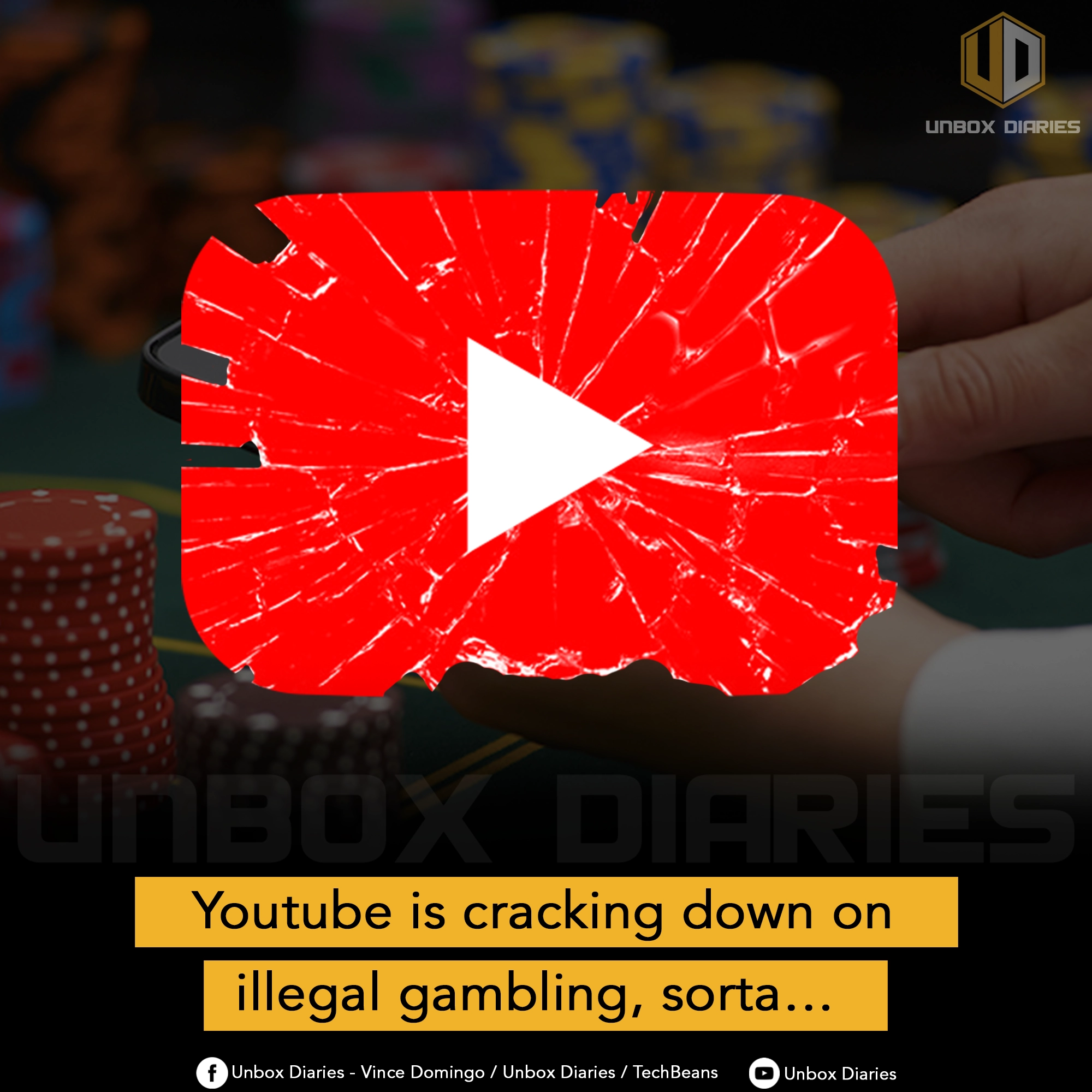 YouTube is cracking down on illegal gambling, sorta… - Unbox Diaries