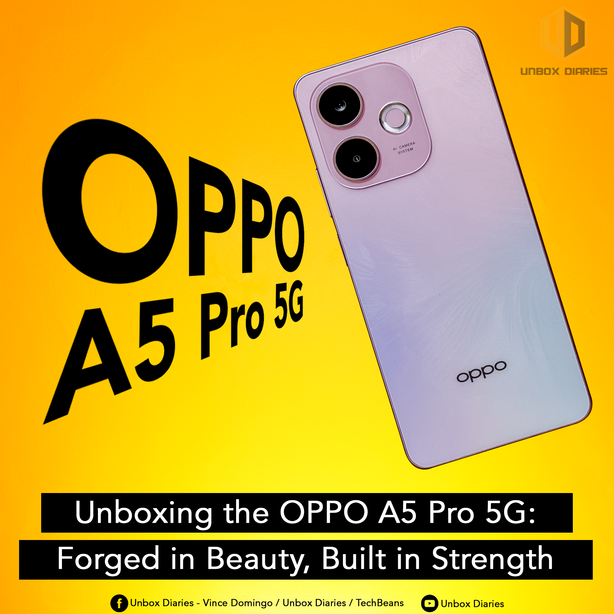 Unboxing the OPPO A5 Pro 5G: Forged in Beauty, Built in Strength ...