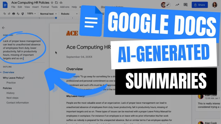 Google Docs’ new AI Summary Feature makes long reads a thing of the ...