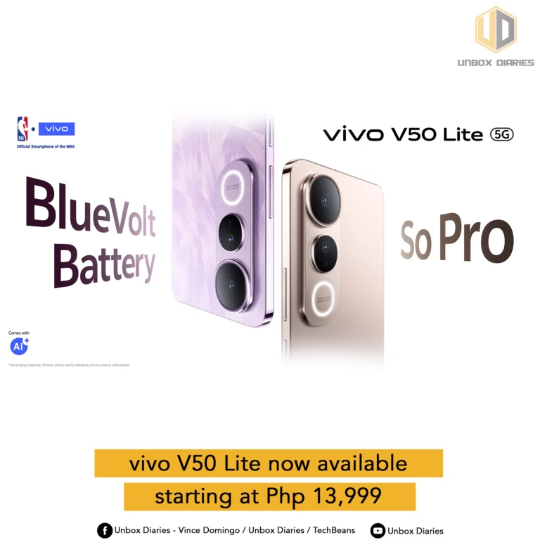 vivo V50 Lite now available starting at Php 13,999 - Unbox Diaries