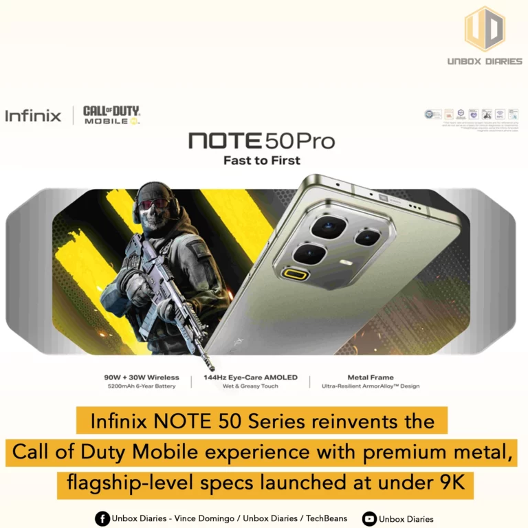 Infinix NOTE 50 Series reinvents the Call of Duty Mobile experience with premium metal, flagship ...