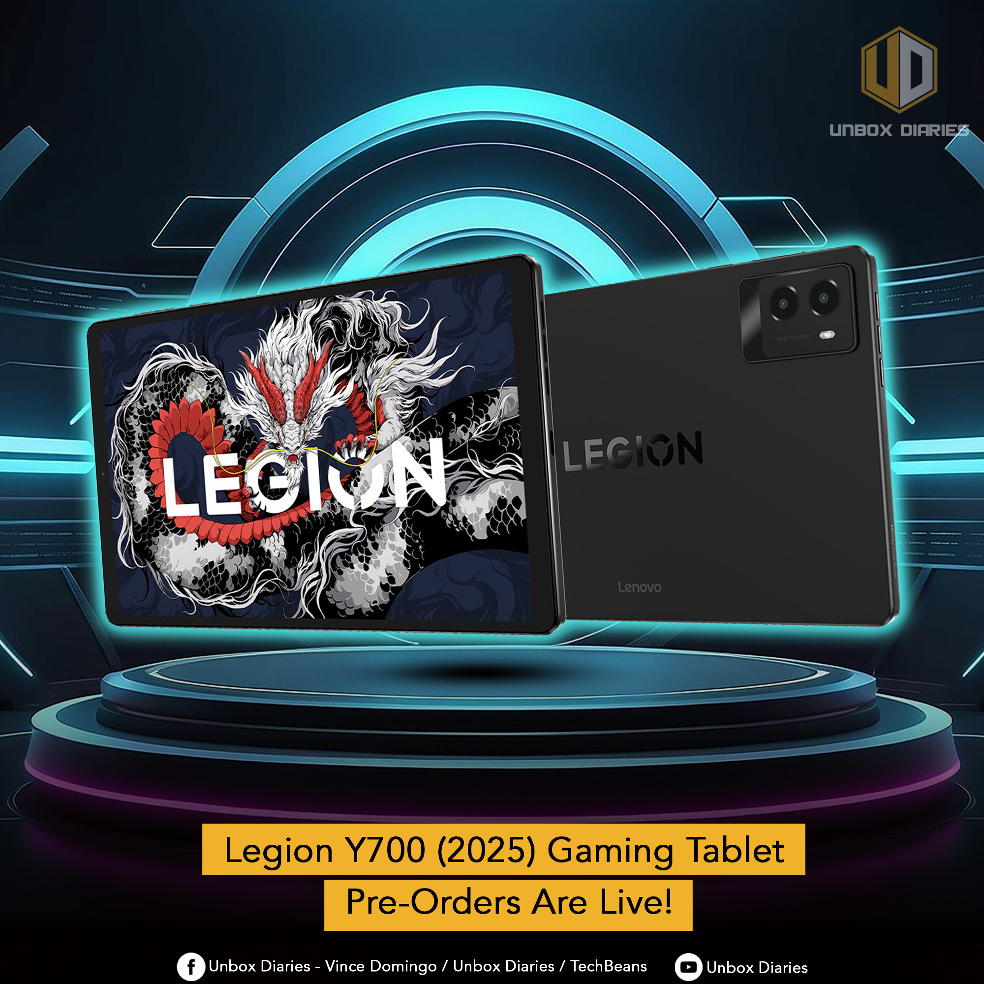Legion Y700 (2025) Gaming Tablet Pre-Orders Are Live! - Unbox Diaries