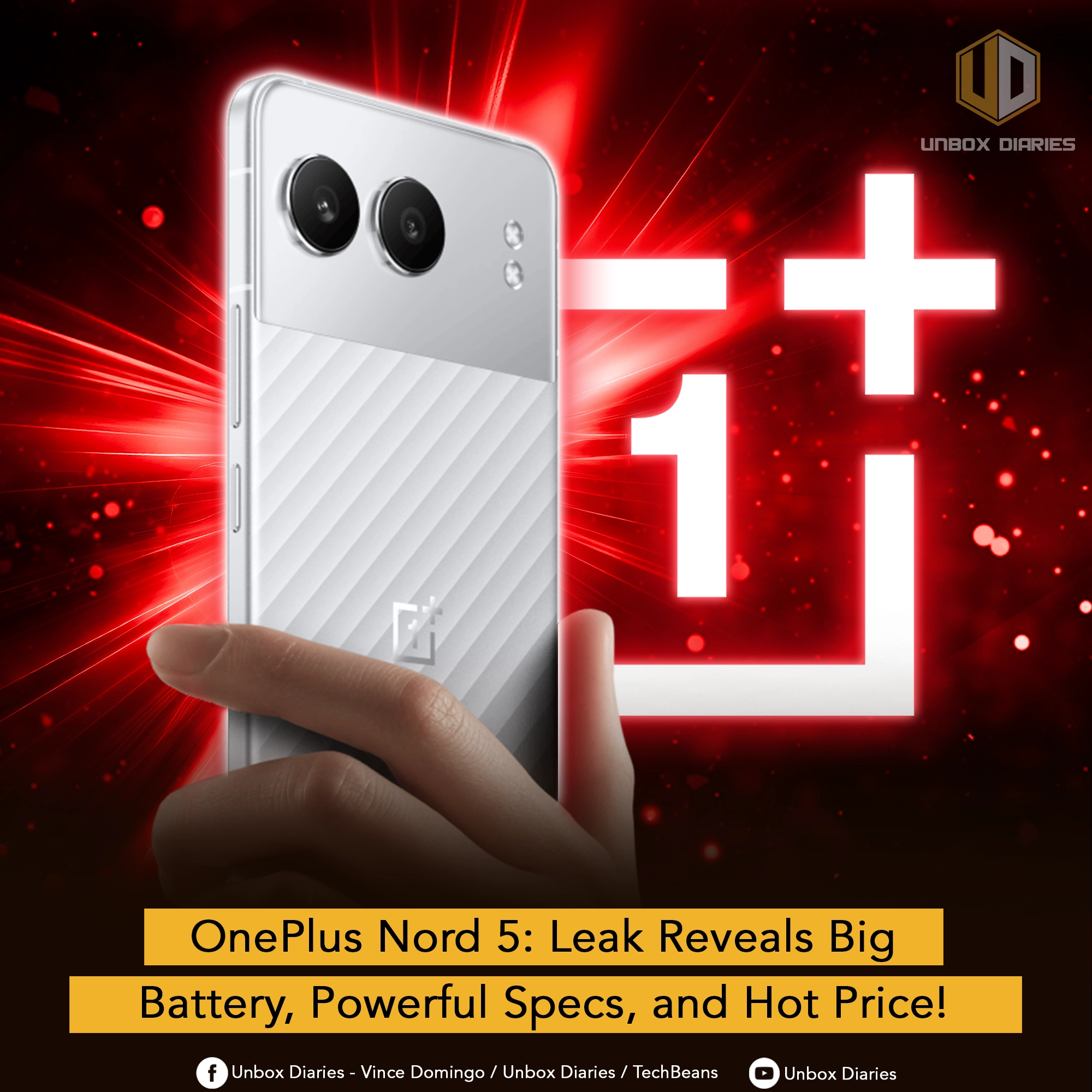OnePlus Nord 5: Leak Reveals Big Battery, Powerful Specs, and Hot Price! - Unbox Diaries