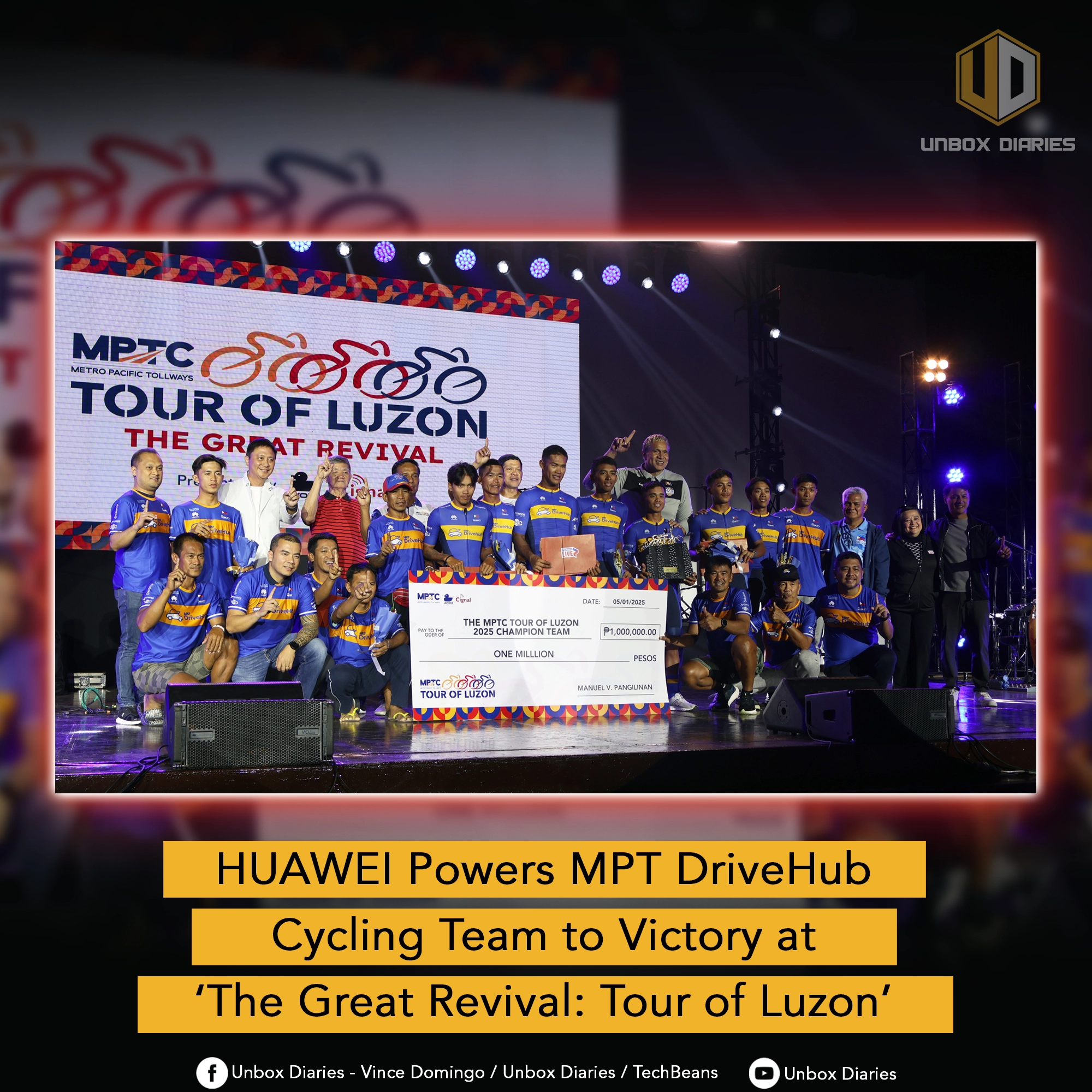 HUAWEI Powers MPT DriveHub Cycling Team’s Ride to Glory at ‘The Great ...