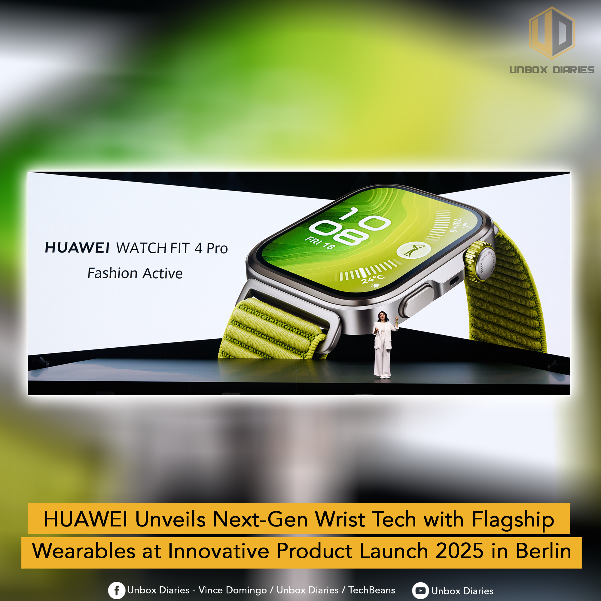 HUAWEI Unveils Next-Gen Wrist Tech with Flagship Wearables at Innovative Product Launch 2025 in ...
