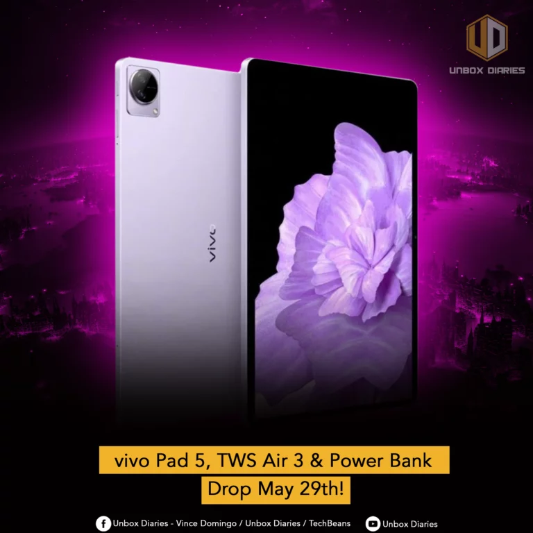 vivo Pad 5, TWS Air 3 & Power Bank Drop May 29th! - Unbox Diaries