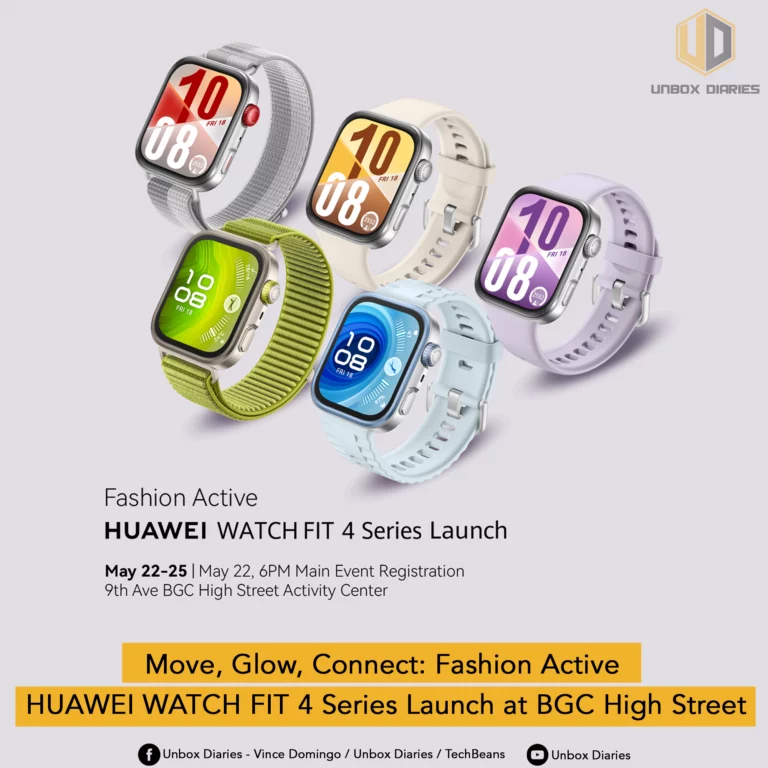 Move, Glow, Connect with HUAWEI at BGC High Street for the Fashion Active HUAWEI WATCH FIT 4 ...