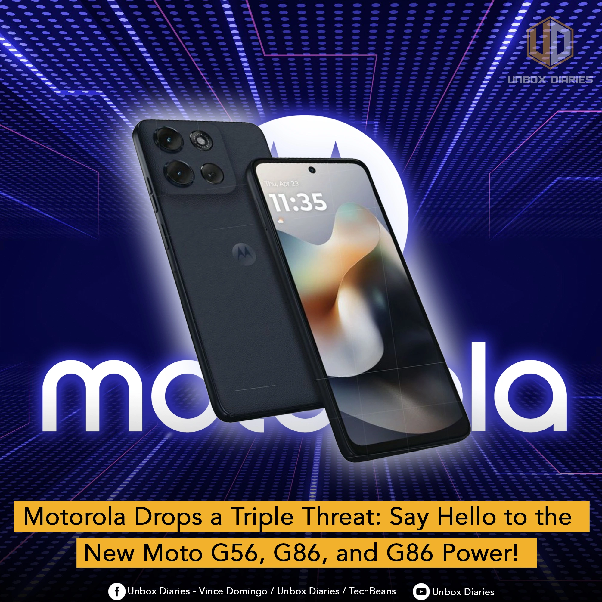 Motorola Drops a Triple Threat: Say Hello to the New Moto G56, G86, and ...