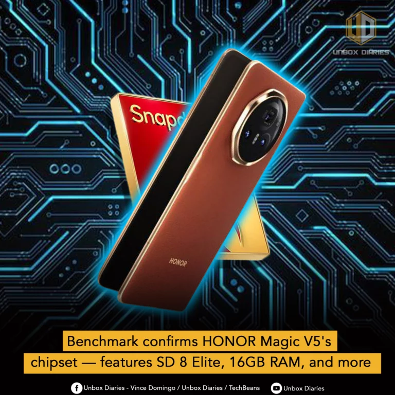 Benchmark confirms HONOR Magic V5's chipset — features SD 8 Elite, 16GB RAM, and more... - Unbox ...