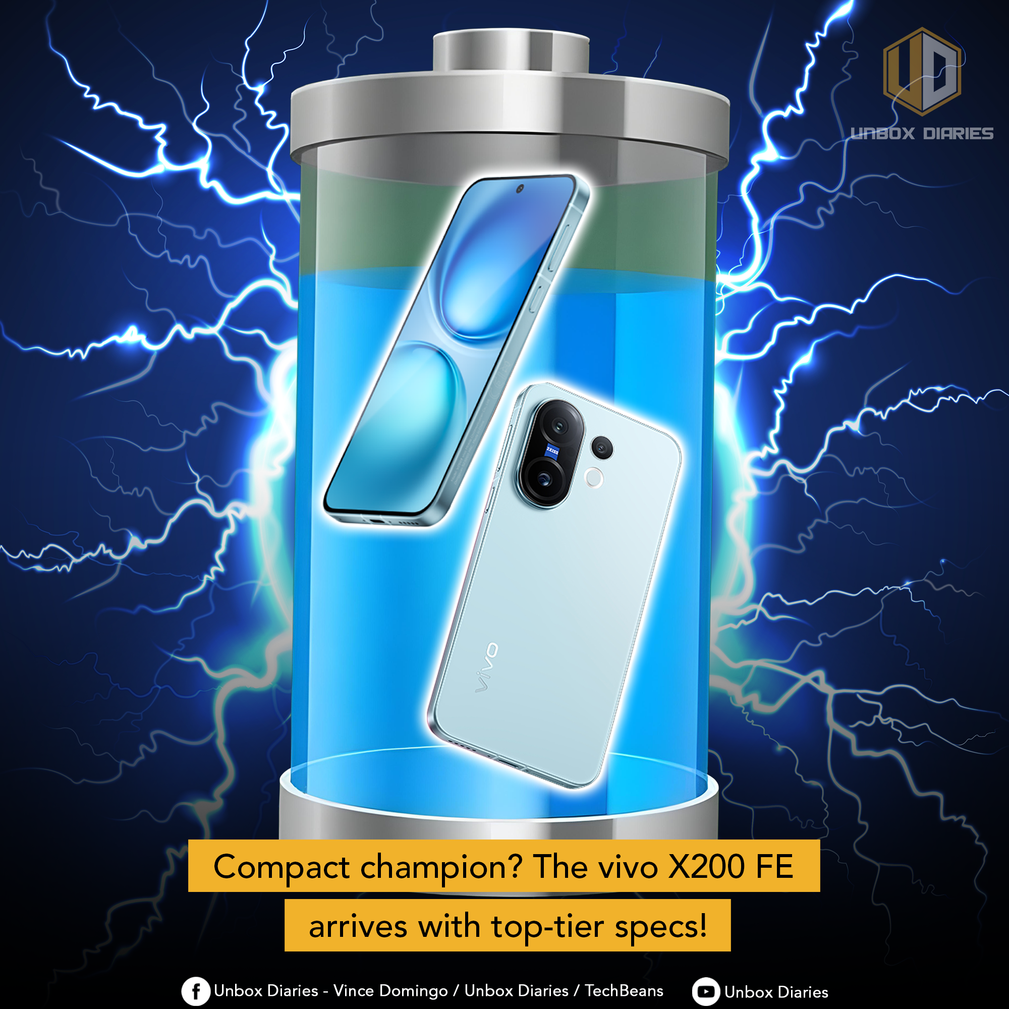 Compact champion? The vivo X200 FE arrives with top-tier specs! - Unbox ...