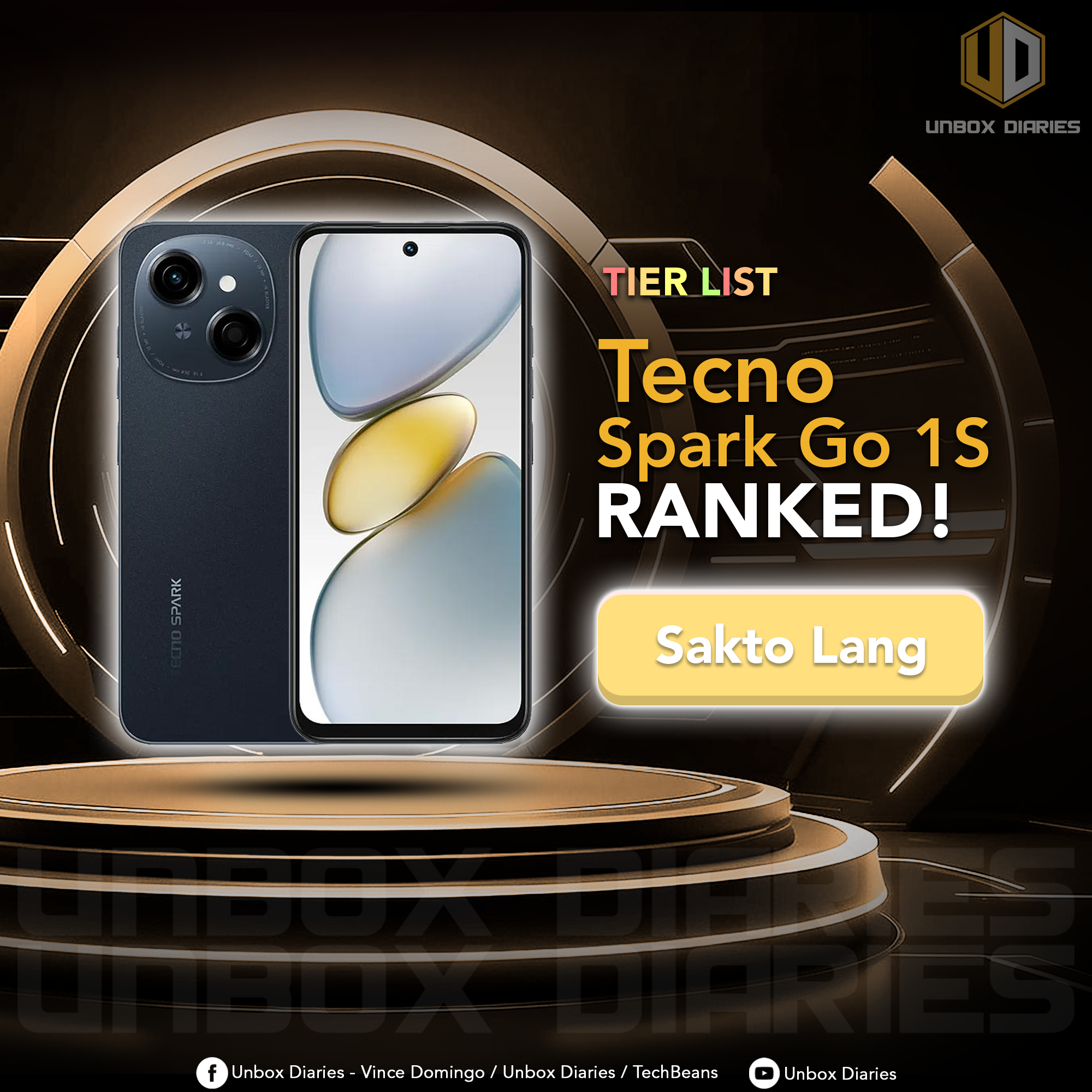 TECNO SPARK Go 1S Ranked - Unbox Diaries