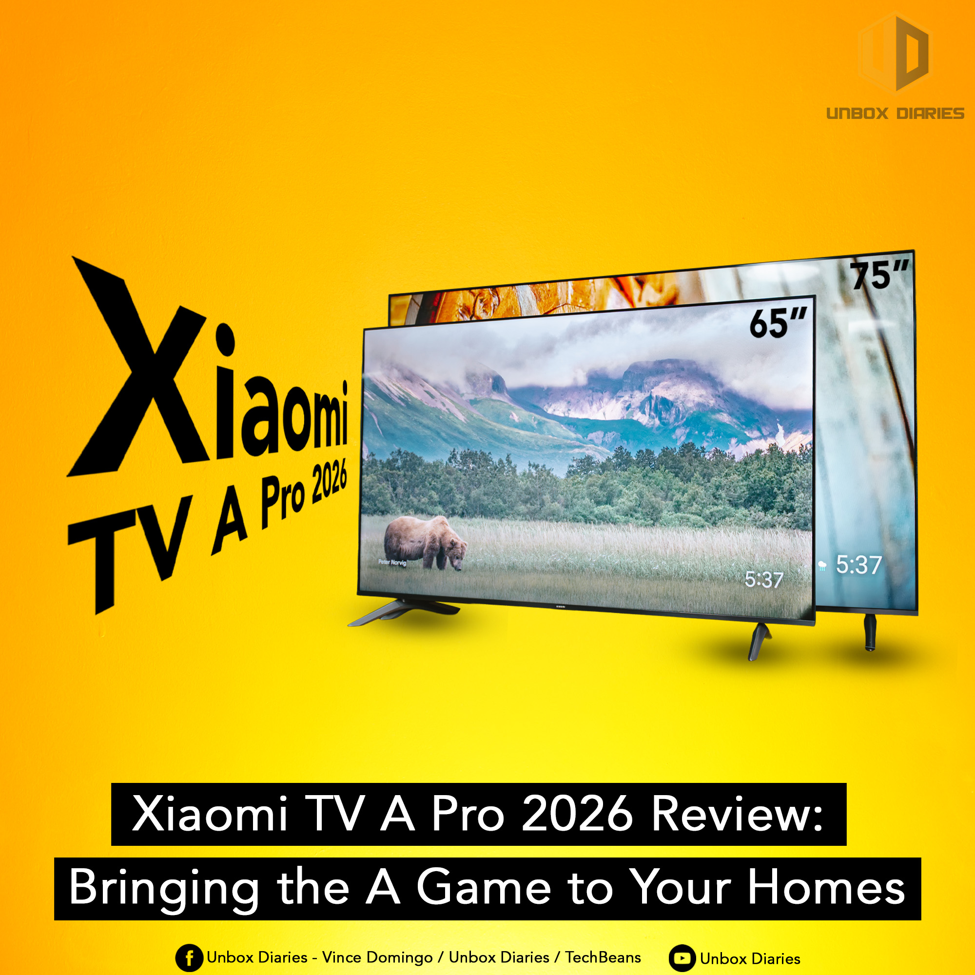Xiaomi TV A Pro 2026 Review: Bringing the A Game to Your Homes - Unbox Diaries