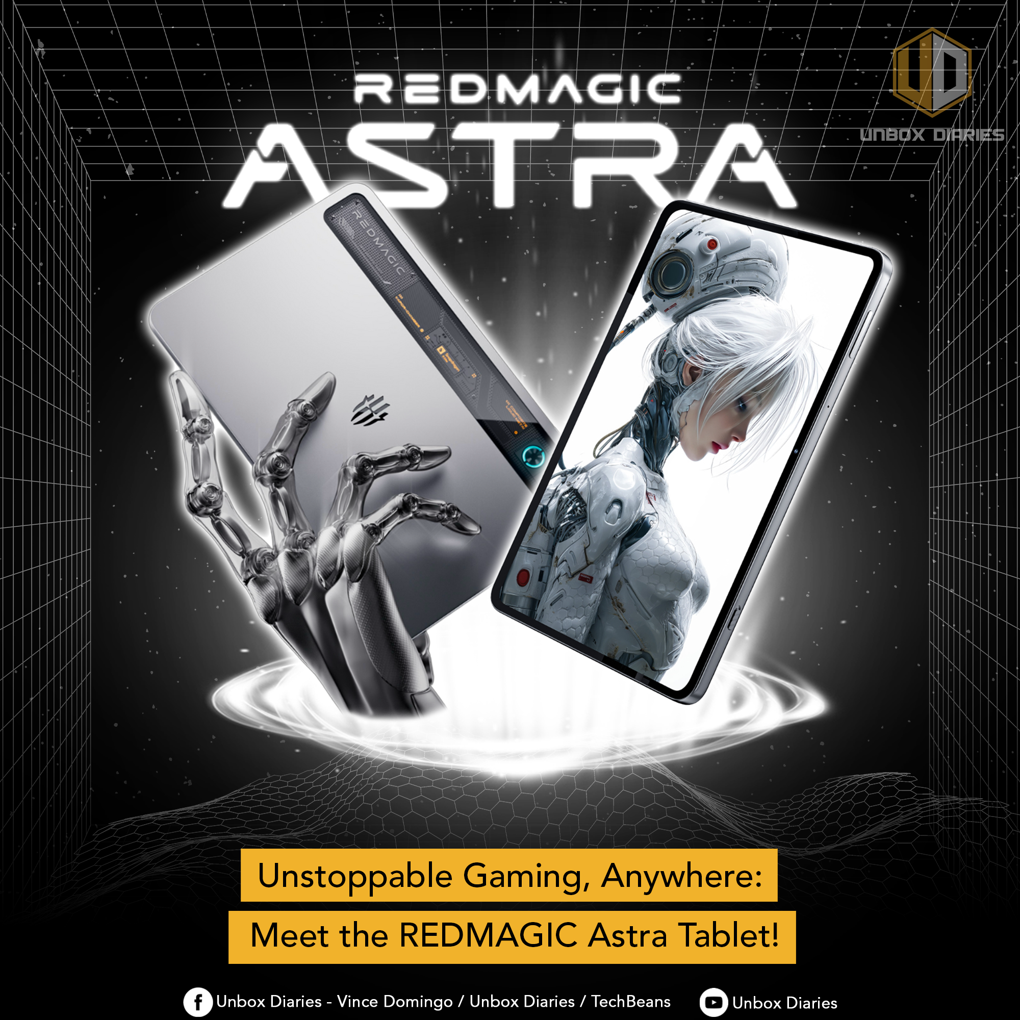 Unstoppable Gaming, Anywhere: Meet the REDMAGIC Astra Tablet! - Unbox ...