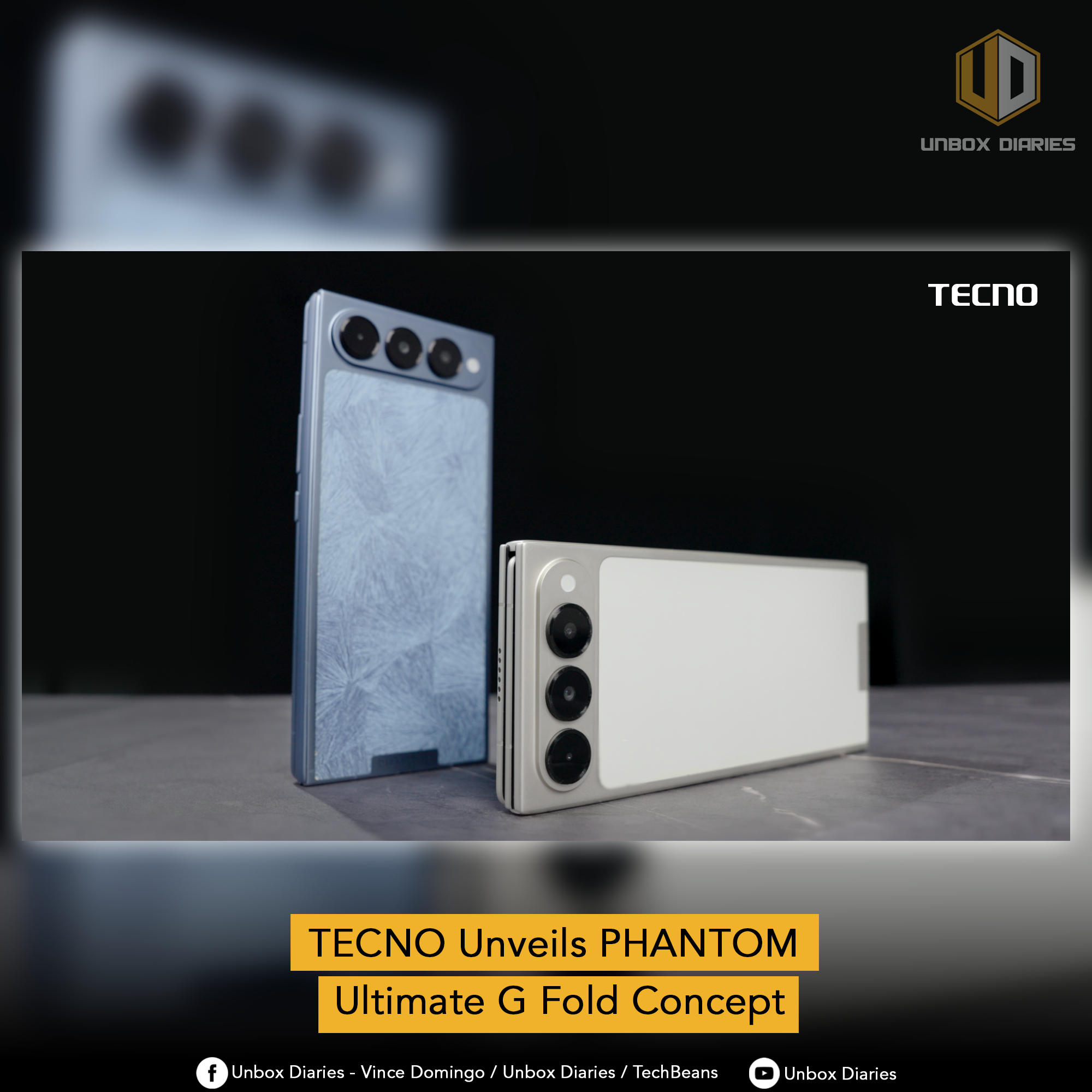 TECNO PHANTOM Ultimate G Fold Concept: Introducing the World’s Thinnest ...