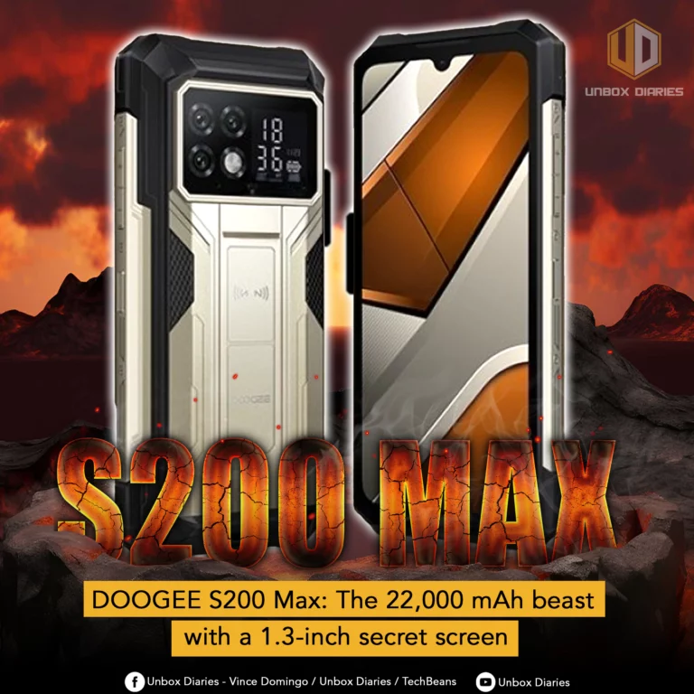 DOOGEE S200 Max: The 22,000 mAh beast with a 1.3-inch secret screen ...