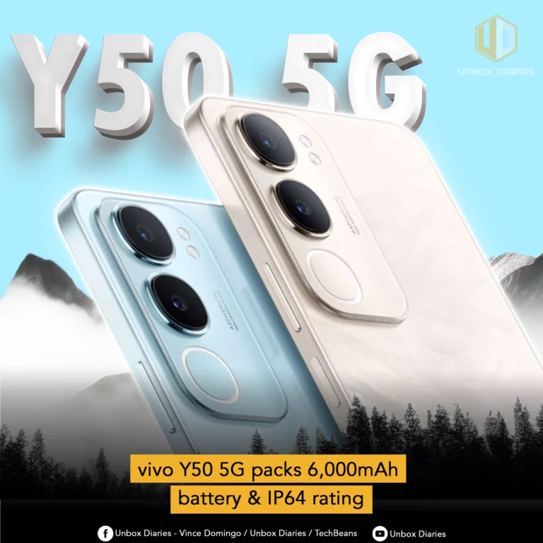 vivo Y50 5G packs 6,000mAh battery & IP64 rating - Unbox Diaries