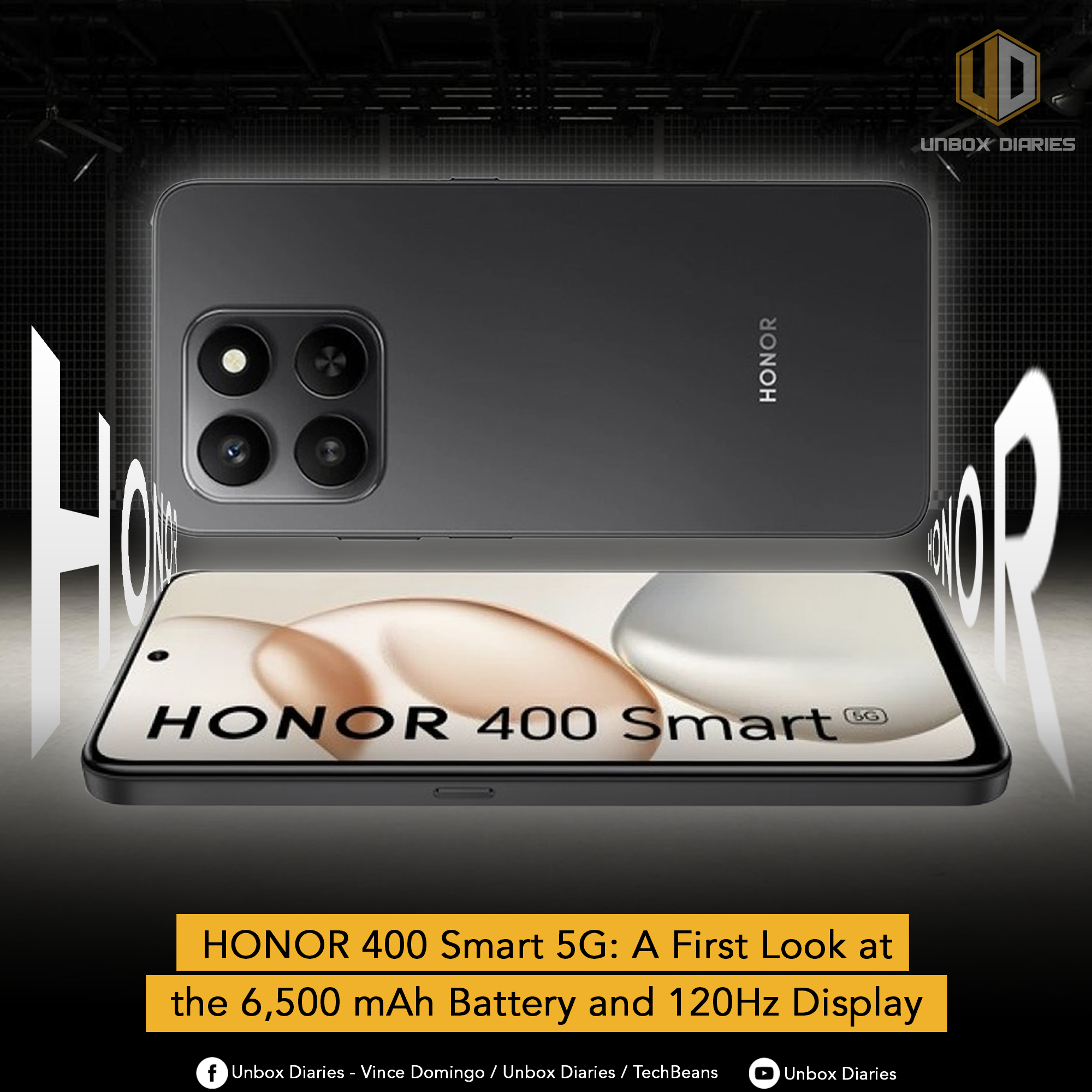 HONOR 400 Smart 5G: A First Look at the 6,500 mAh Battery and 120Hz ...