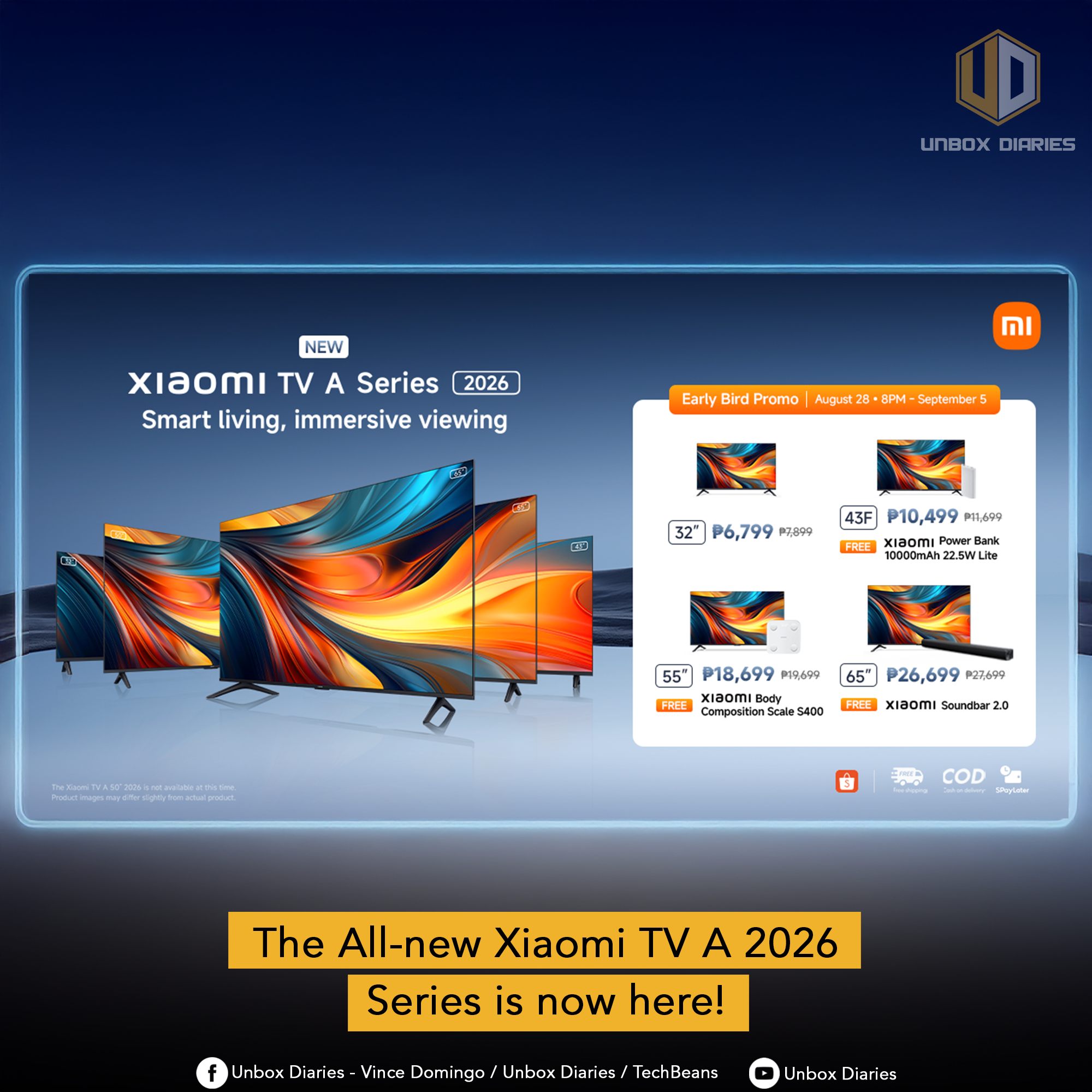 The All-new Xiaomi TV A 2026 Series is now here - Unbox Diaries