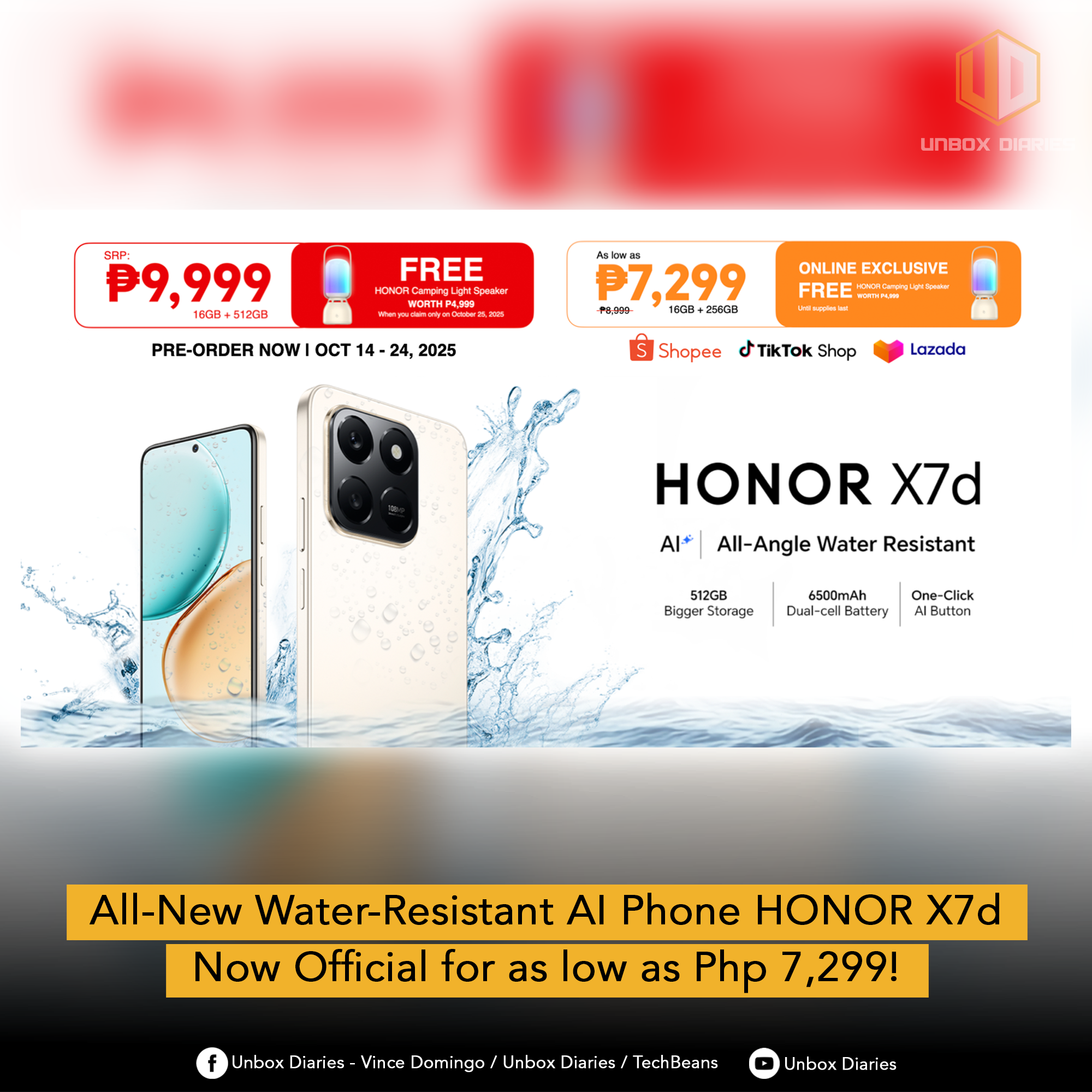 All-New Water-Resistant AI Phone HONOR X7d Now Official for as low as ...