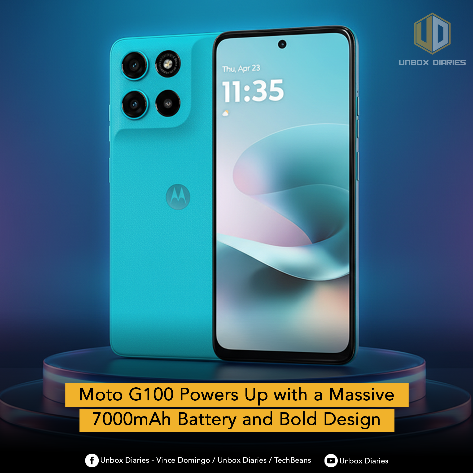 Moto G100 Powers Up with a Massive 7000mAh Battery and Bold Design ...