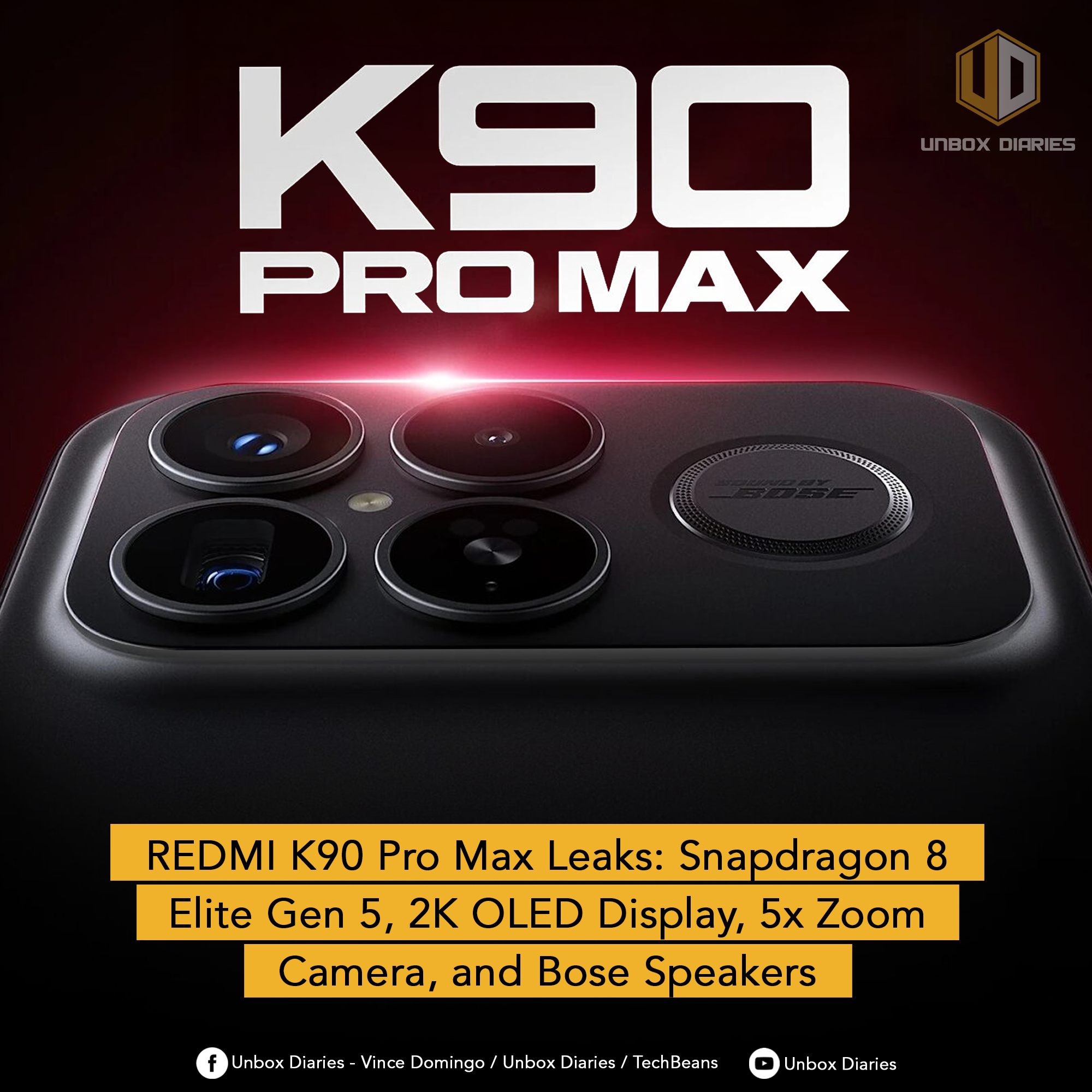 REDMI K90 Pro Max Leaks: Snapdragon 8 Elite Gen 5, 2K OLED Display, 5x ...