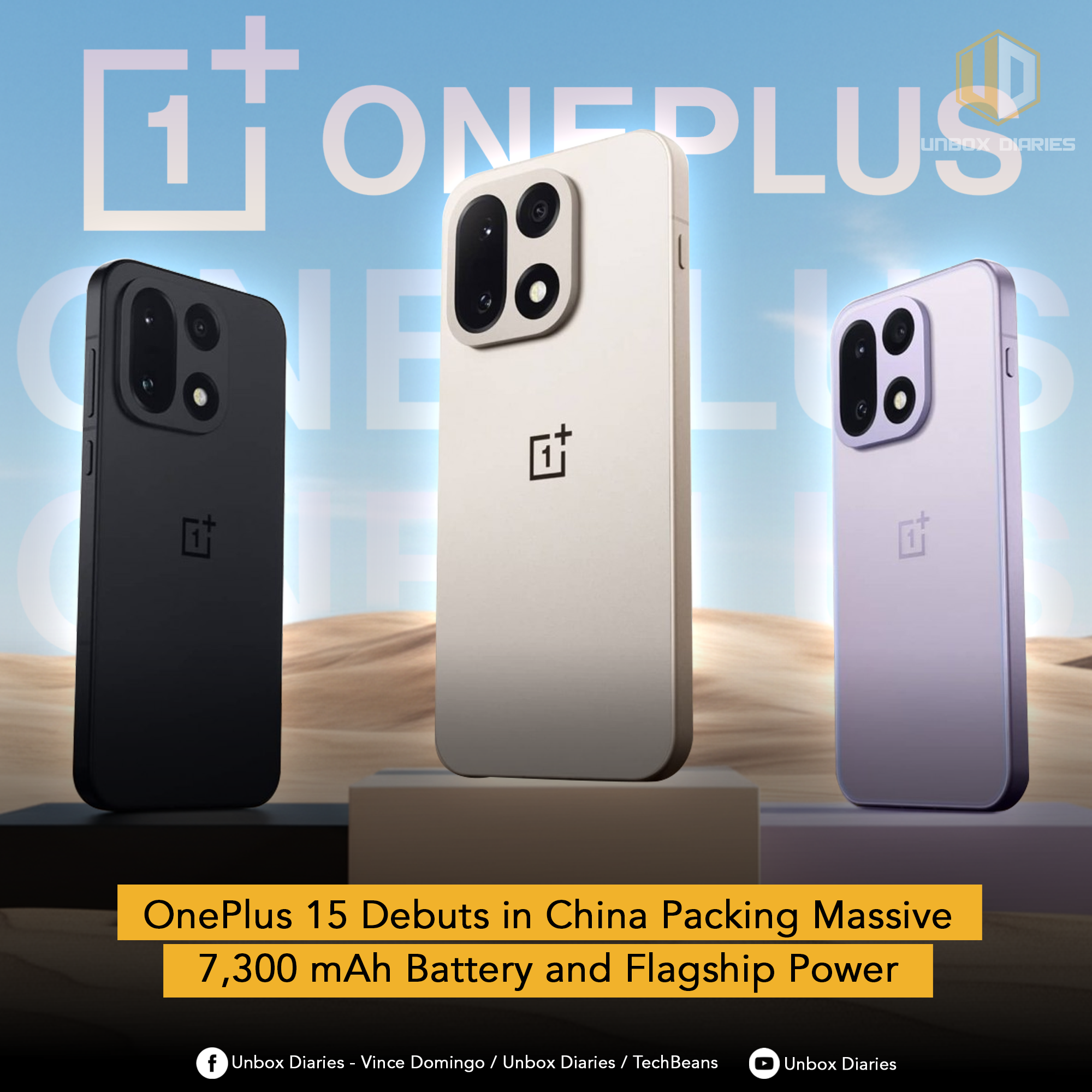 OnePlus 15 Debuts in China Packing Massive 7,300 mAh Battery and ...