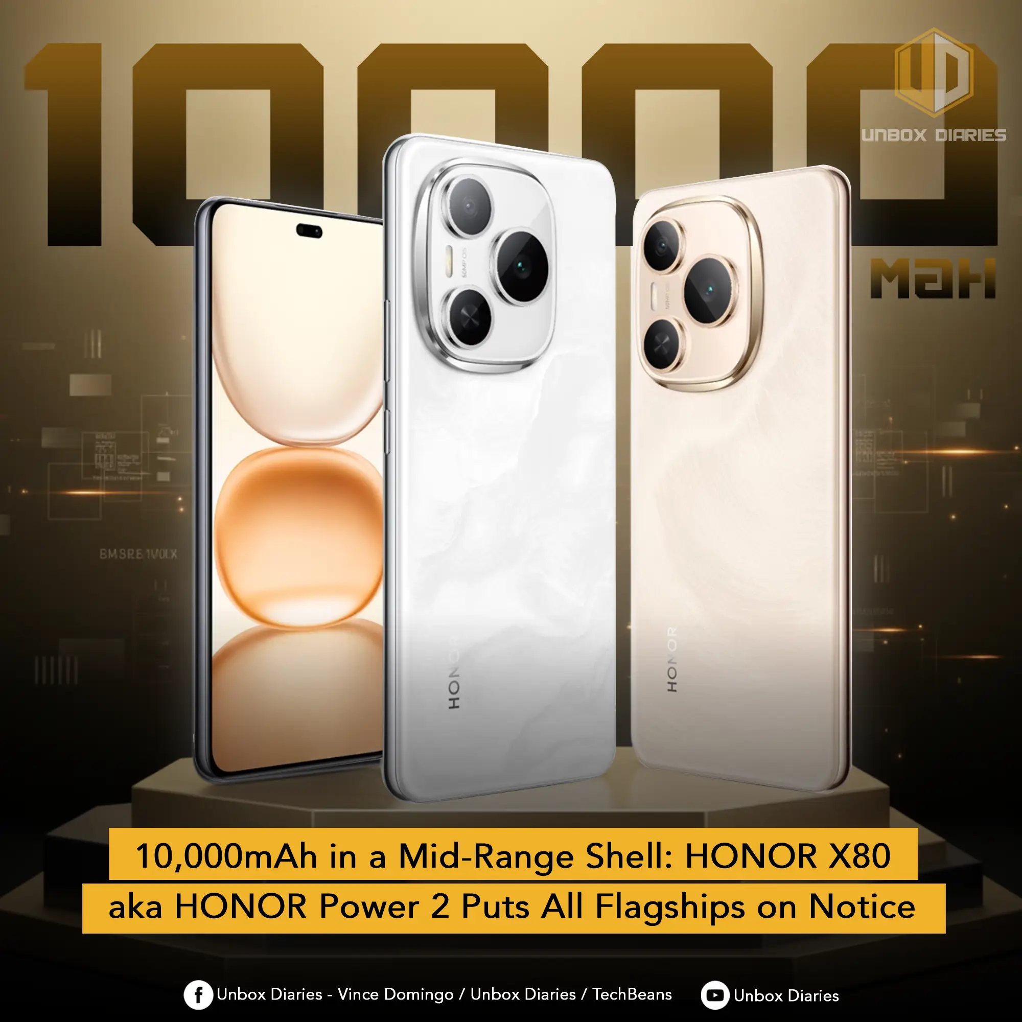 10,000mAh in a Mid-Range Shell: HONOR X80 aka HONOR Power 2 Puts All ...