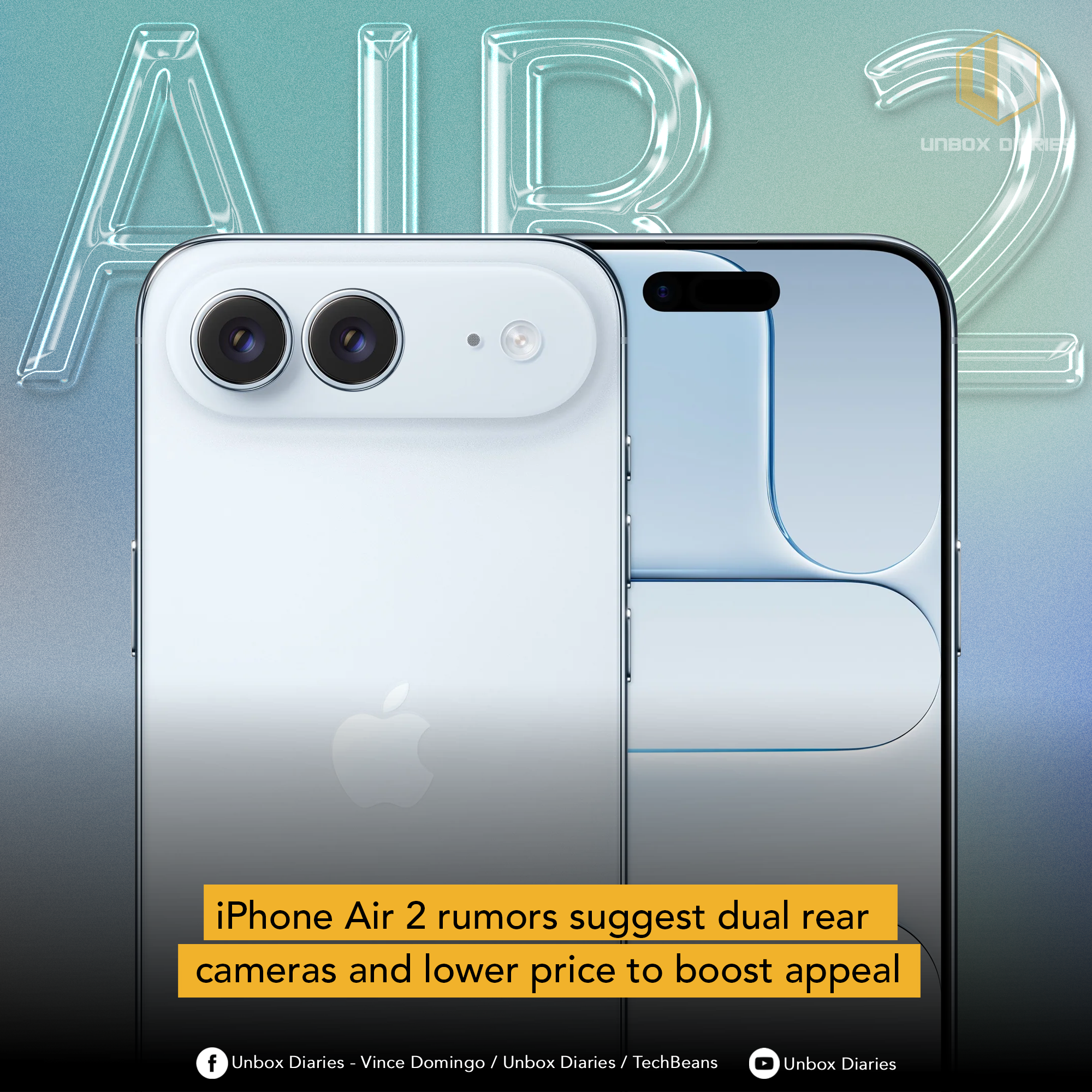 iPhone Air 2 rumors suggest dual rear cameras and lower price to boost ...