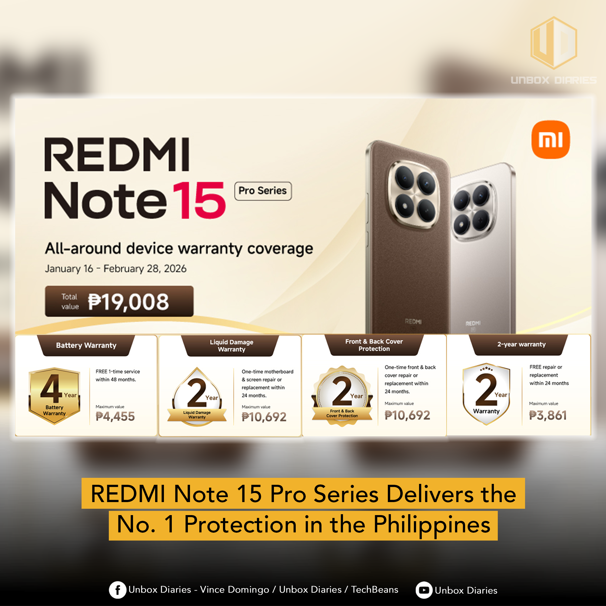 REDMI Note 15 Pro Series Delivers the No. 1 Protection in the ...