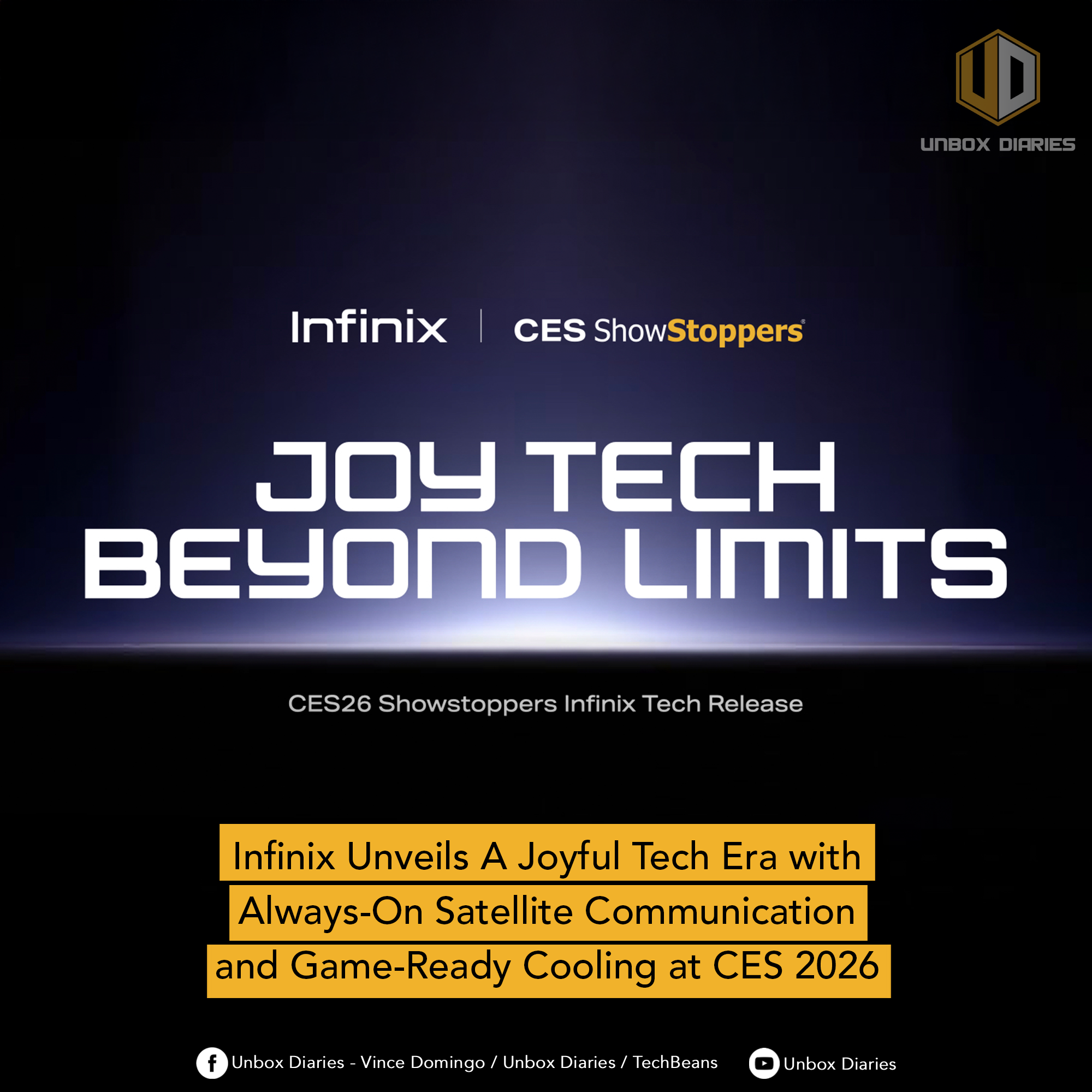 Infinix Unveils a Joyful Tech Era with Always-On Satellite ...