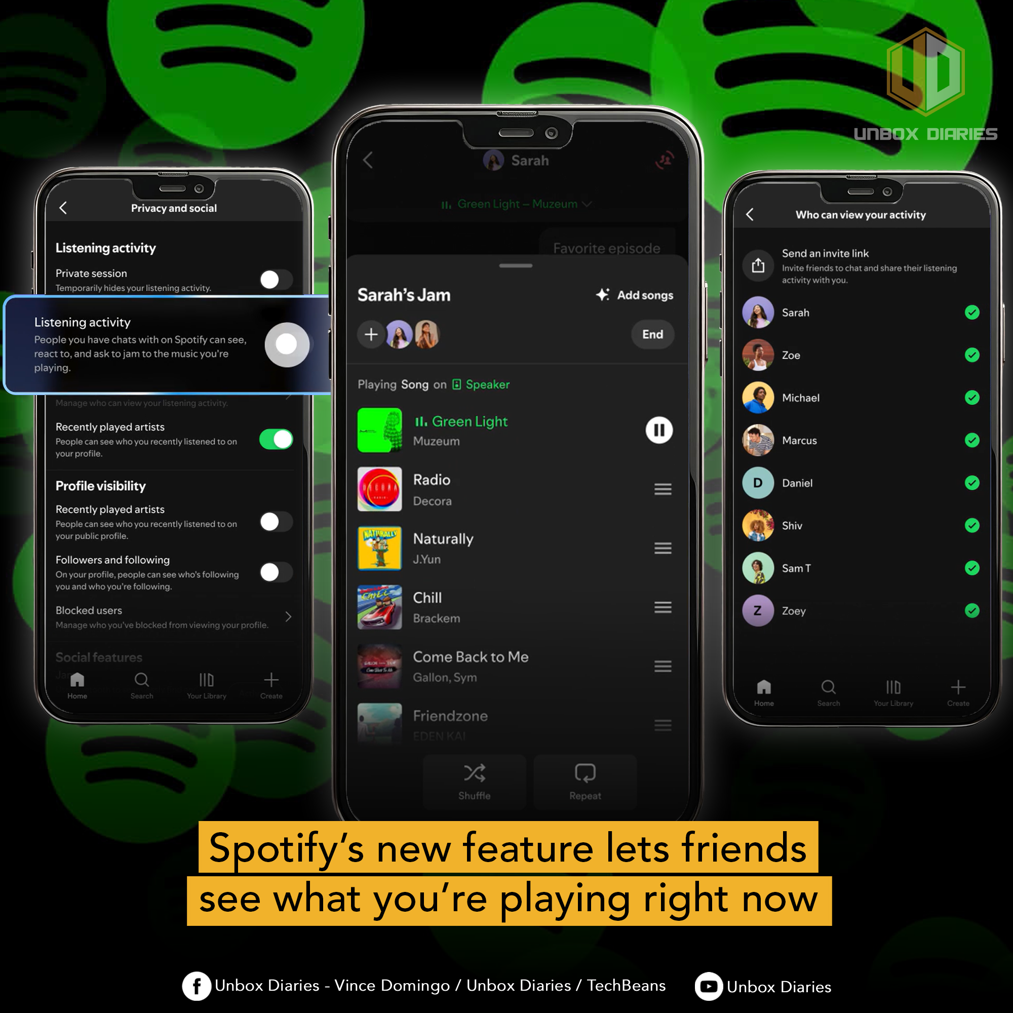Spotify’s new feature lets friends see what you’re playing right now ...
