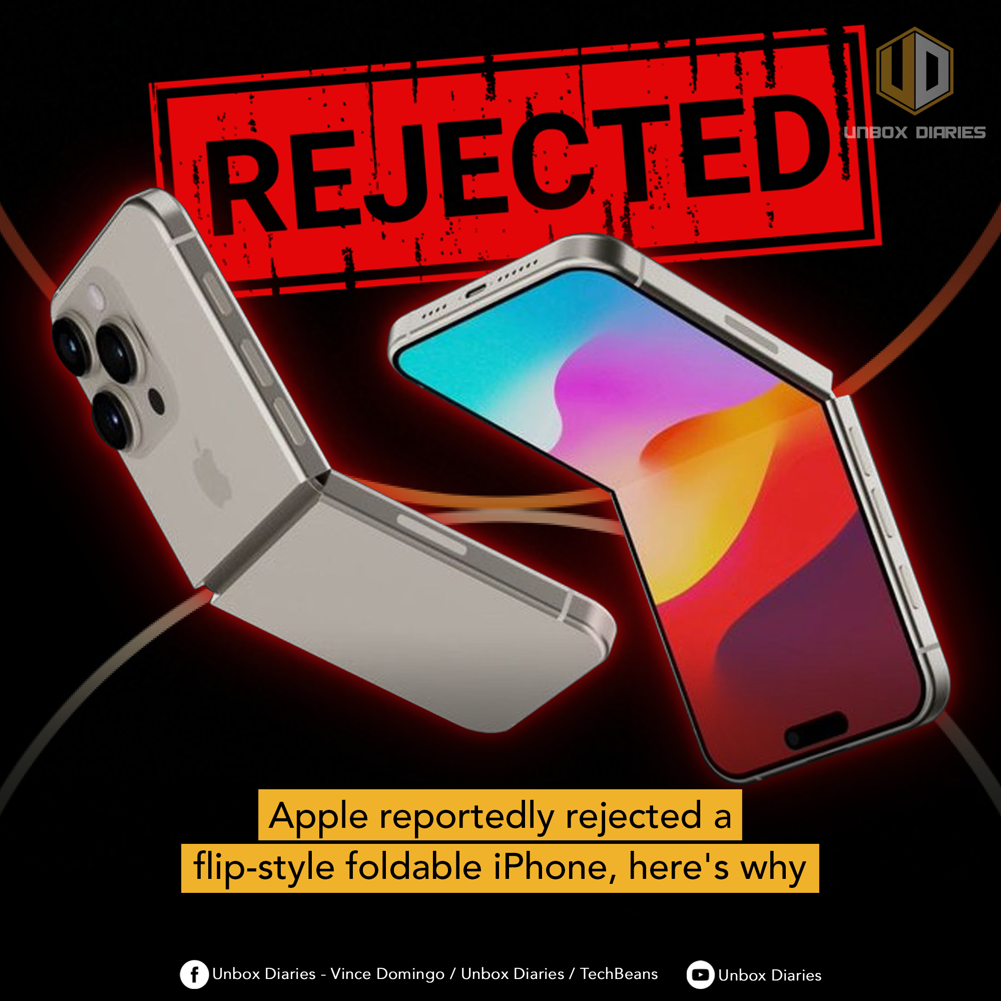 Apple reportedly rejected a flip-style foldable iPhone, here's why ...