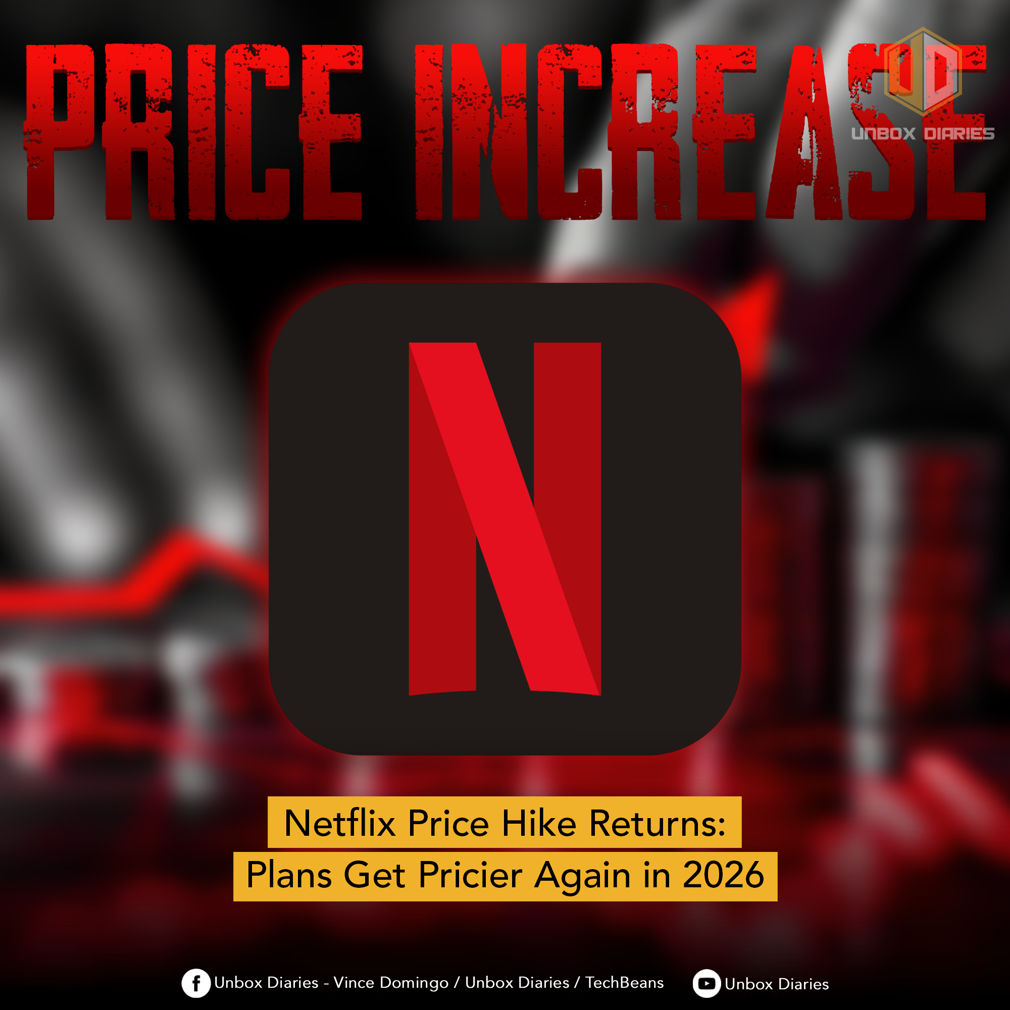 Netflix Price Hike Returns: Plans Get Pricier Again in 2026 - Unbox Diaries