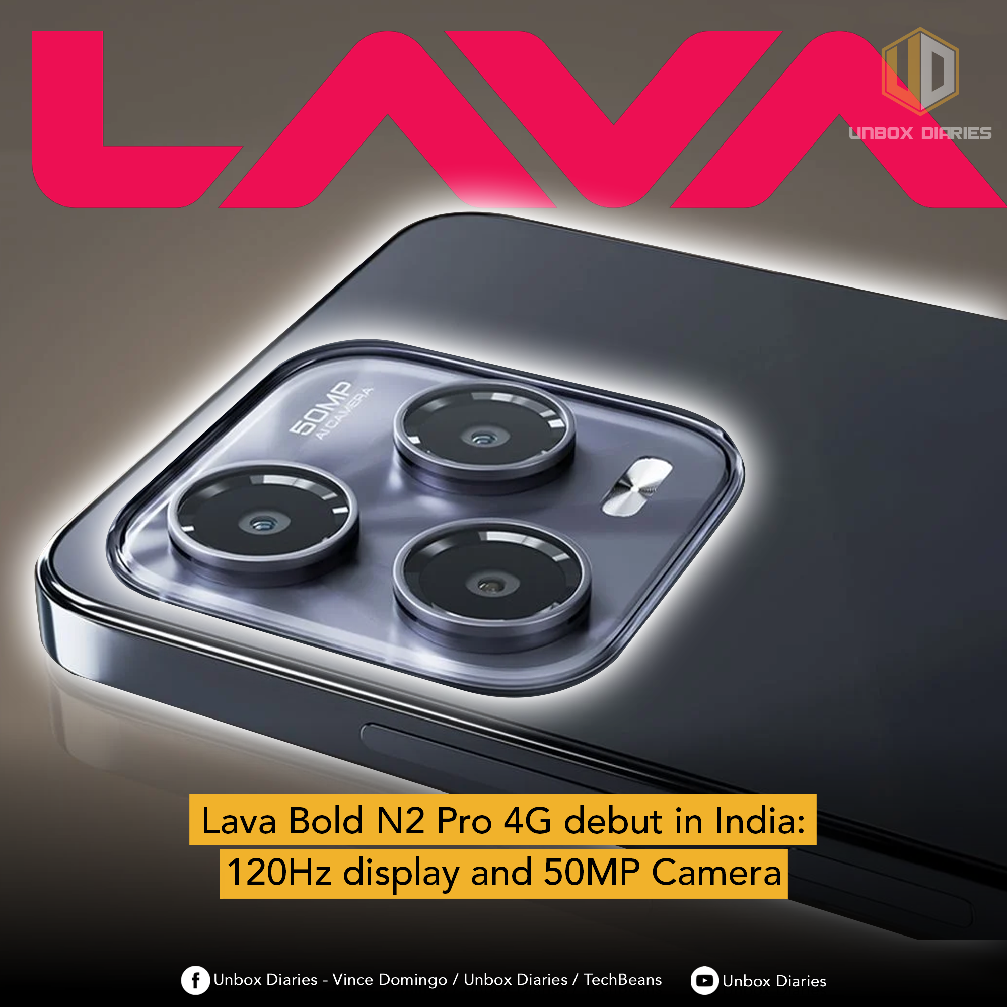 Lava Bold N2 Pro 4G debut in India: 120Hz display and 50MP Camera ...